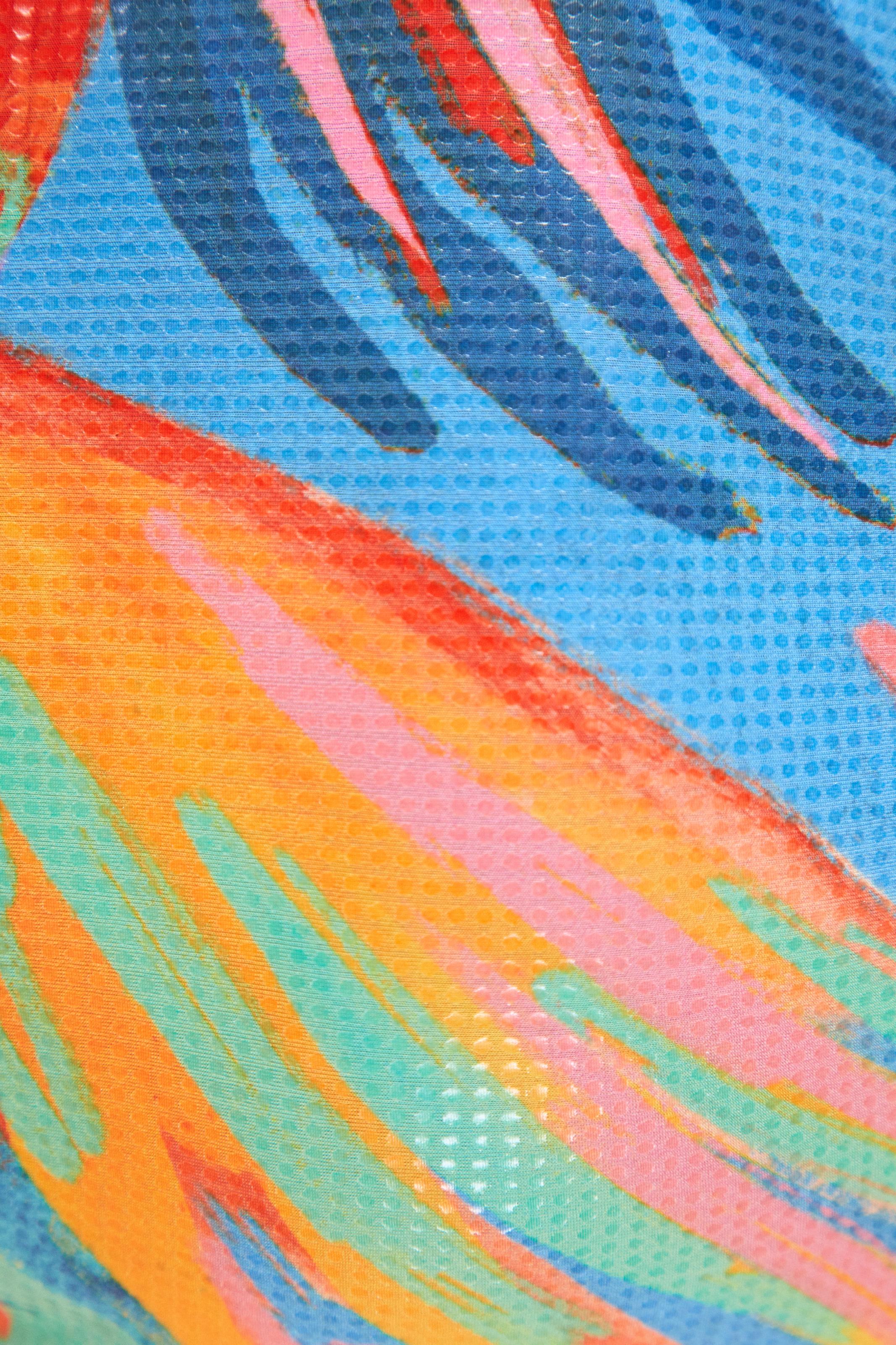 Body Laminado Estampado Pássaros Pintados