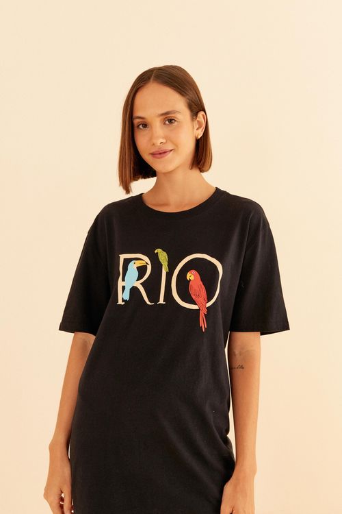 T-Shirt Estampada Box Rio - Farm