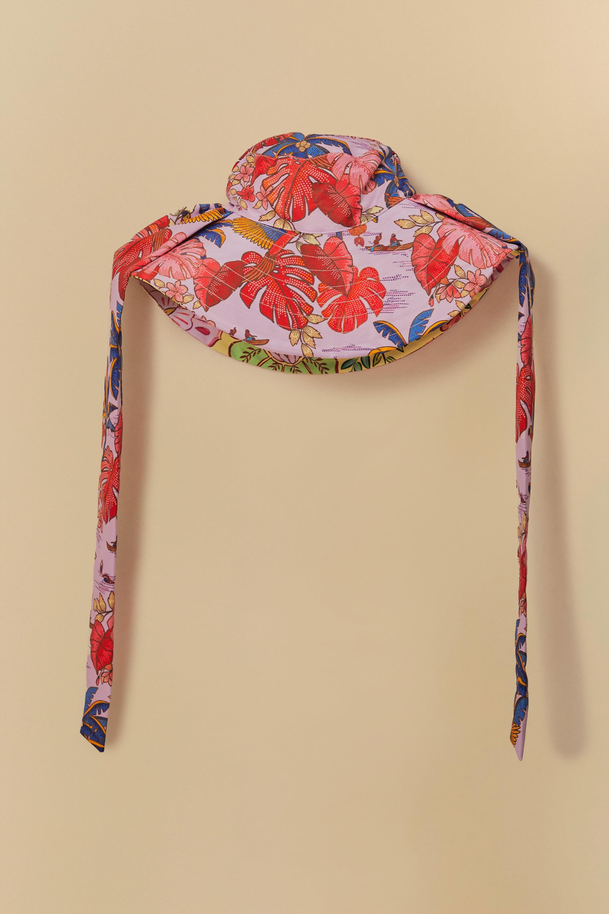 Chapéu Double Estampado Banho De Rio