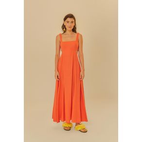 Vestido Longo Alças - Farm