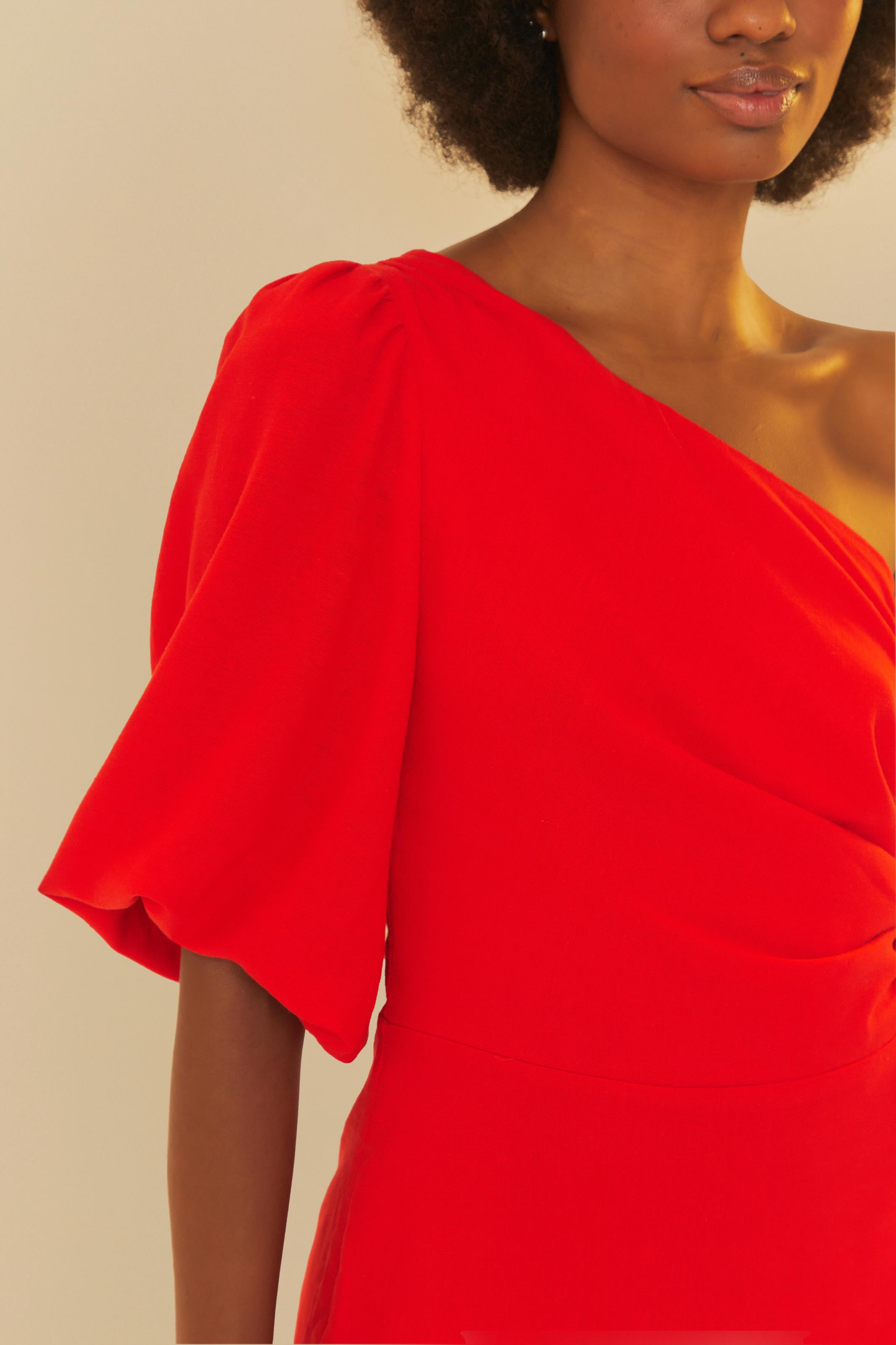 Vestido Curto Ombro Só