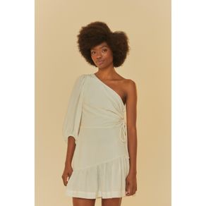 Vestido Curto Ombro Só - Farm