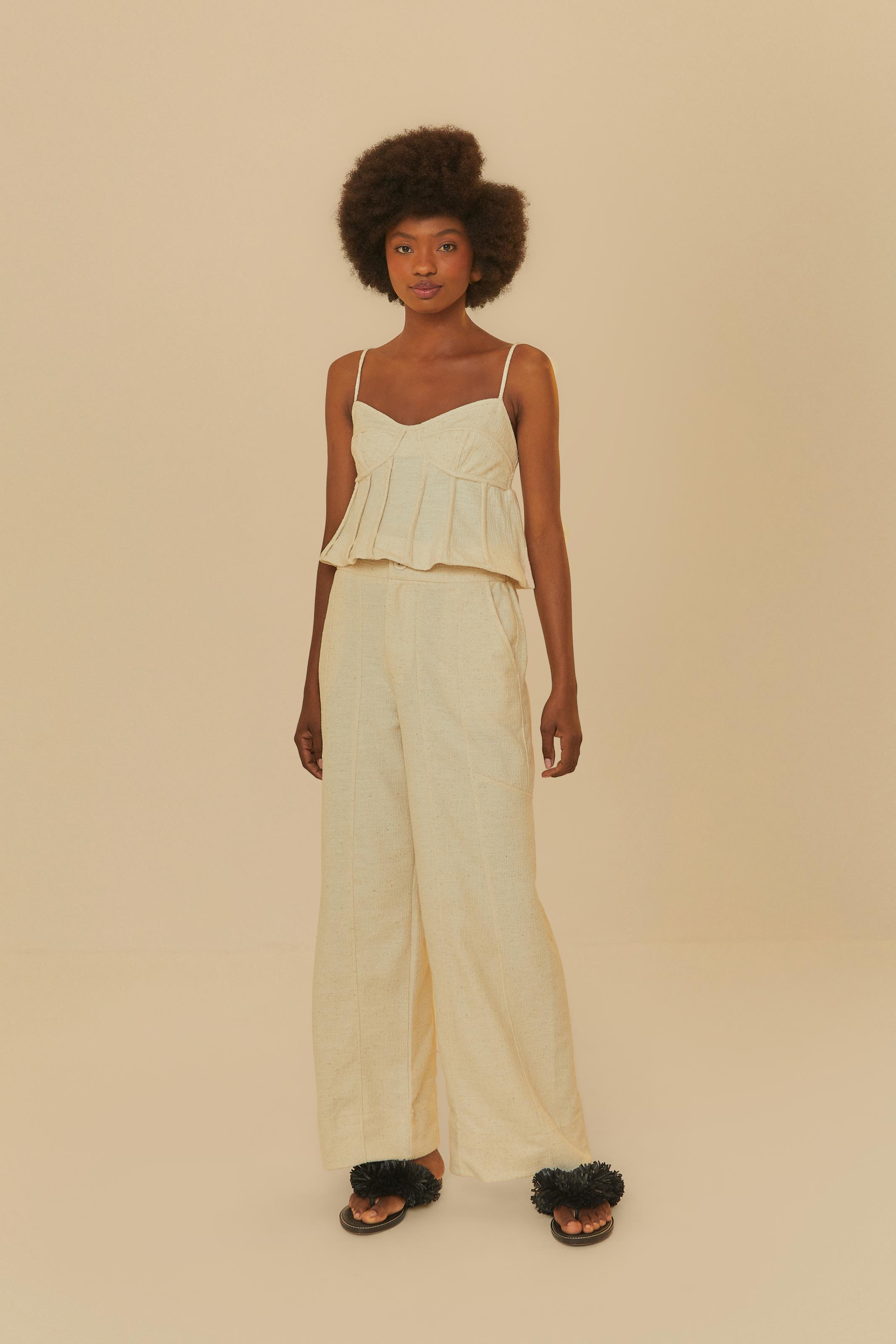 Blusa Pespontos Tweed