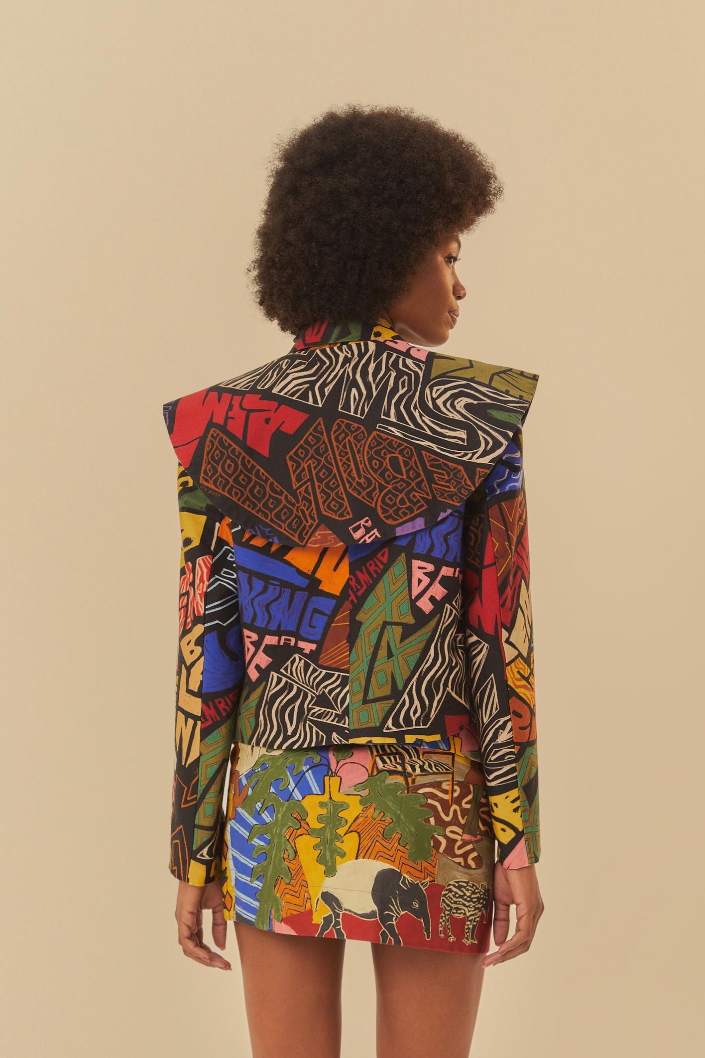 Blazer Pala Tipográfico Dance