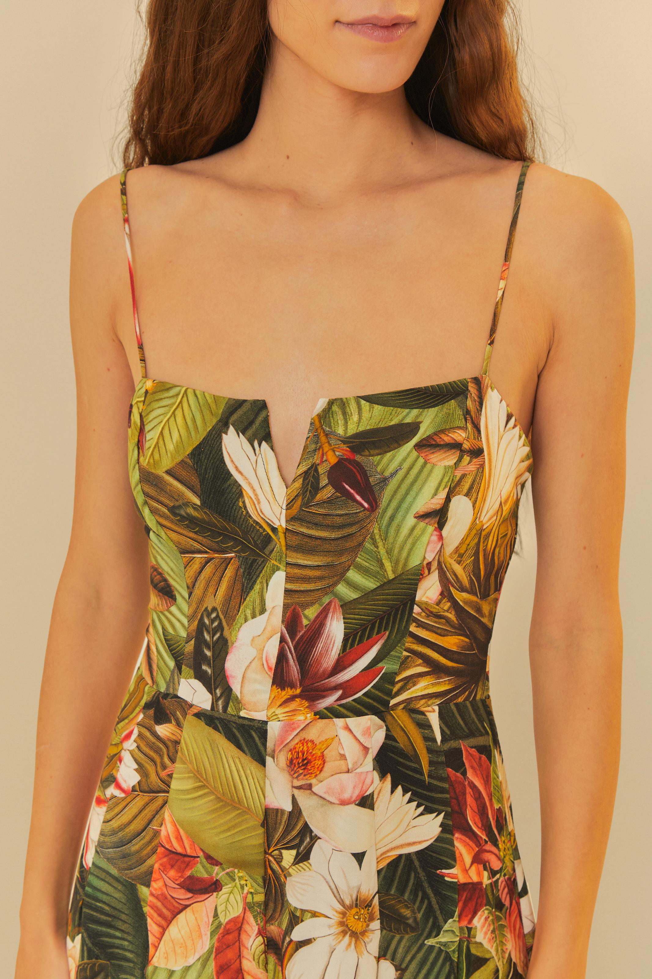 Macacão Estampado Palma Do Norte