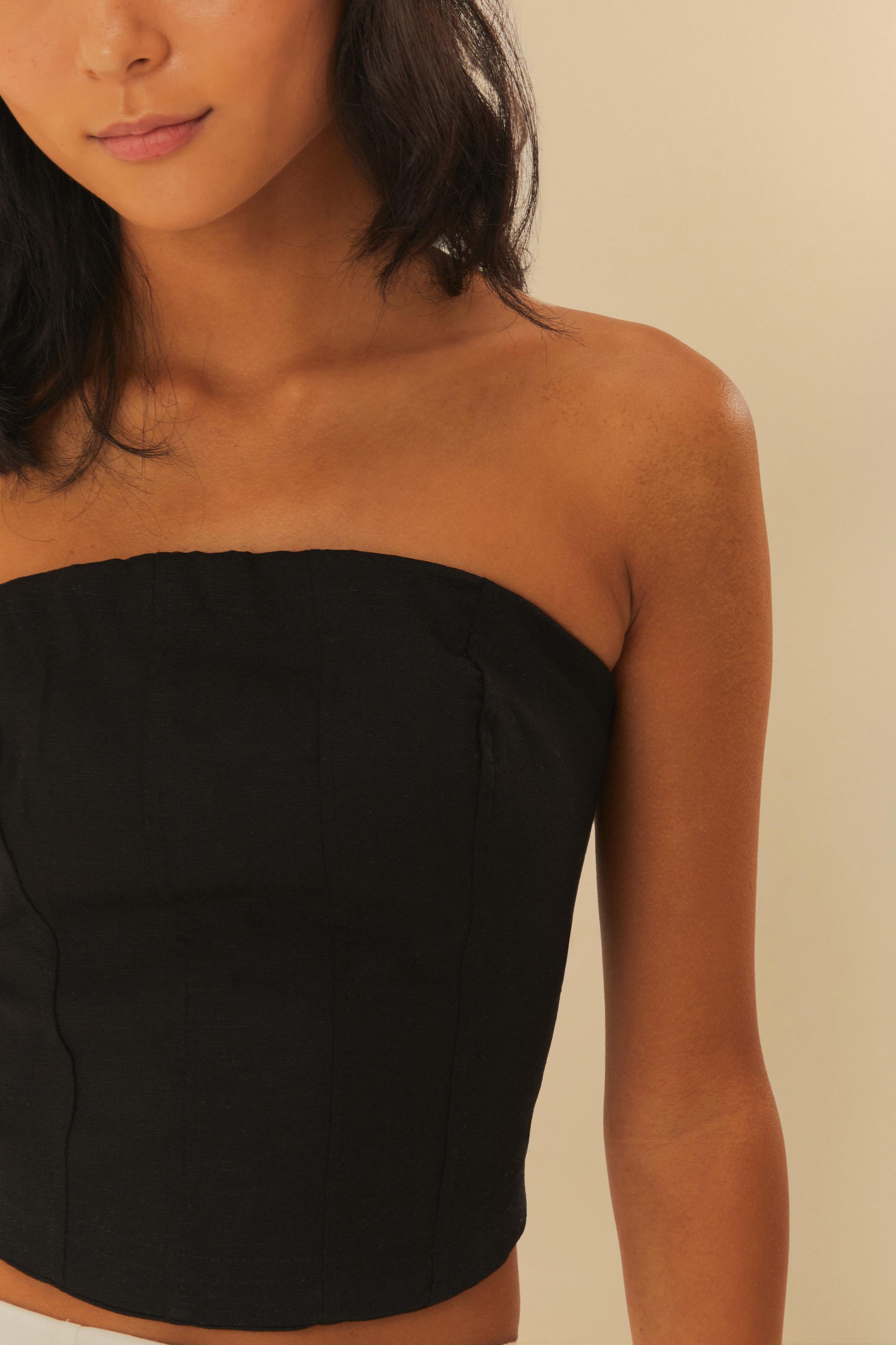 Blusa Corselet Pesponto