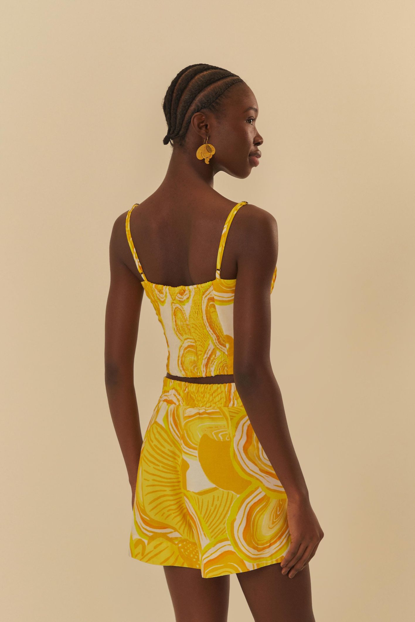 Short Estampado Flor Do Mar