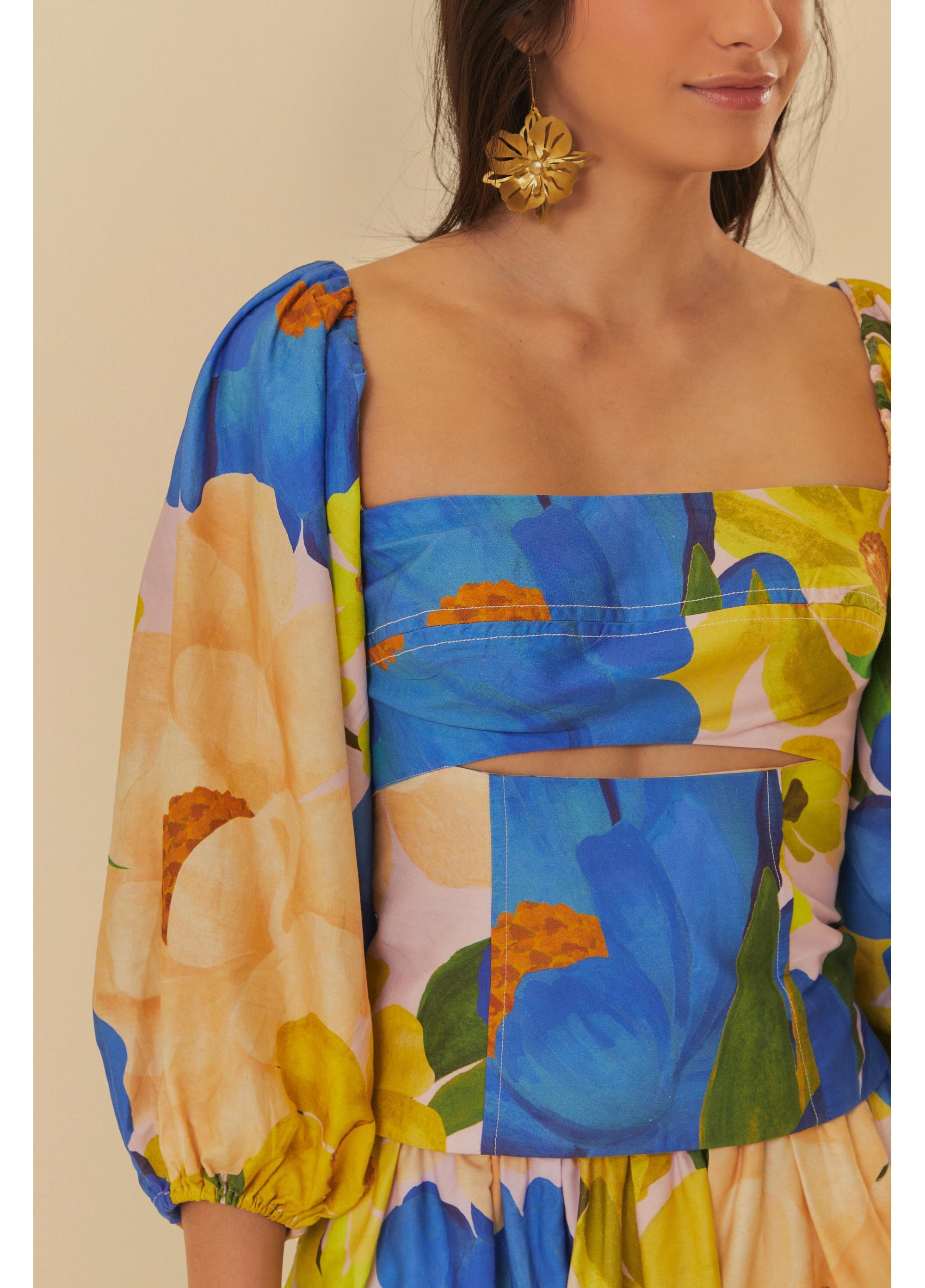 Blusa Estampada Chita Bella