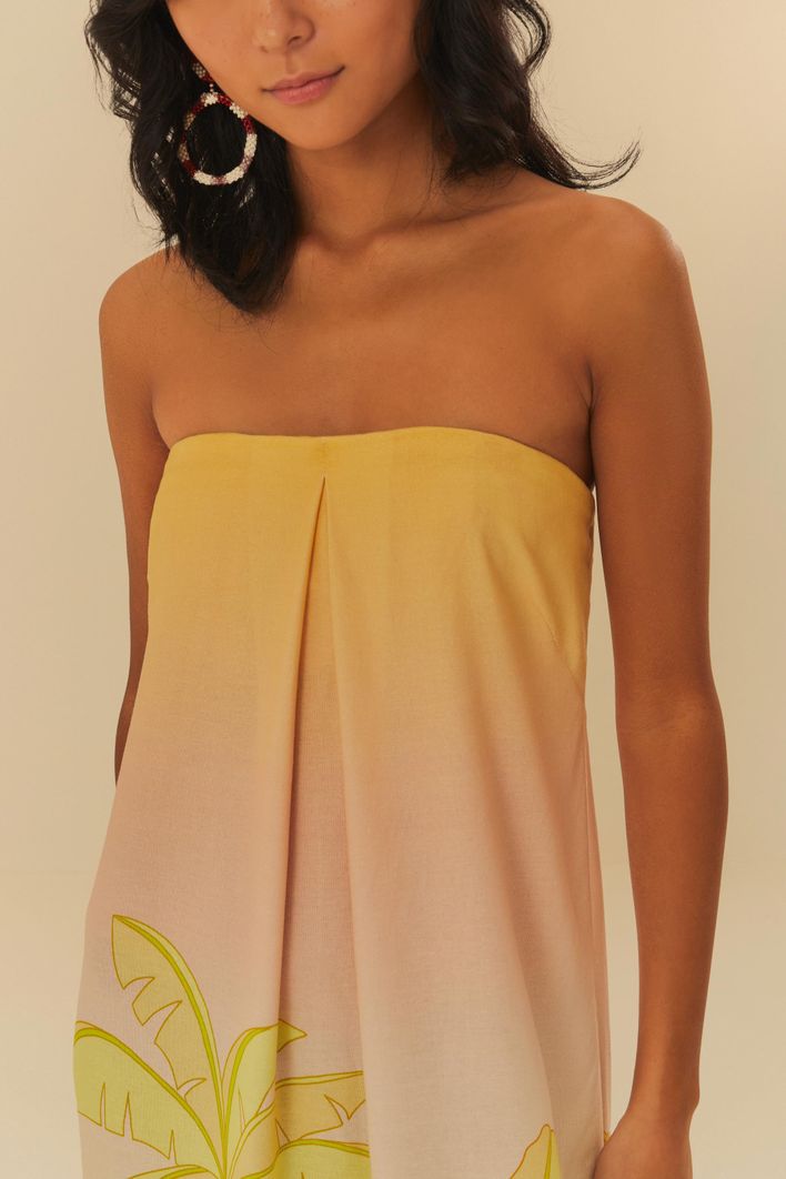 Vestido Longo Estampado Luau Das Onças