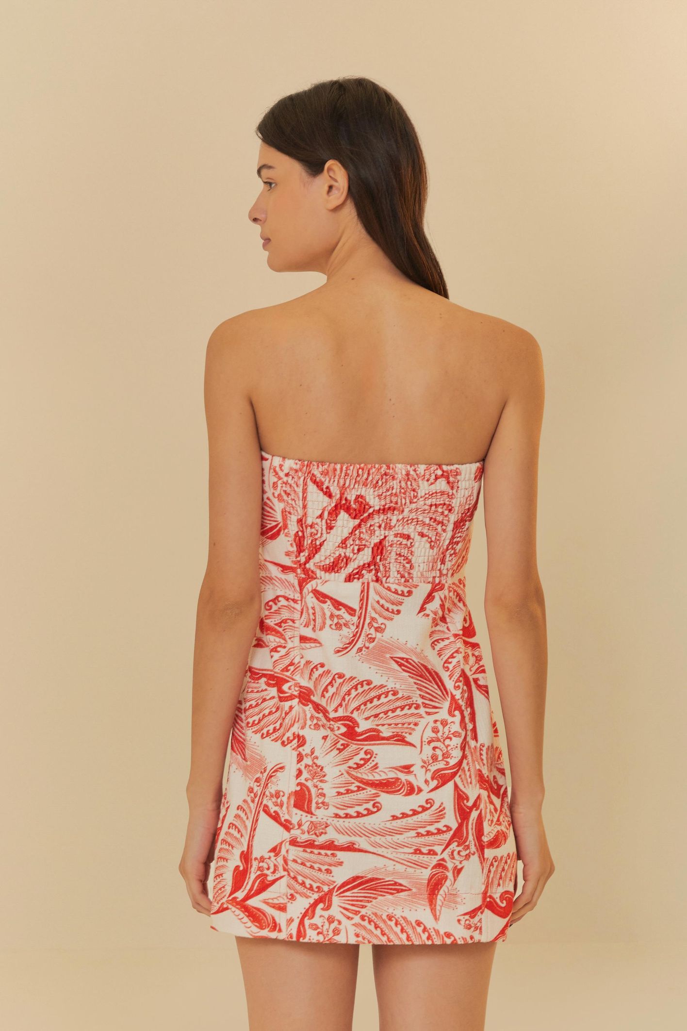 Vestido Curto Estampado Magia De Tucano