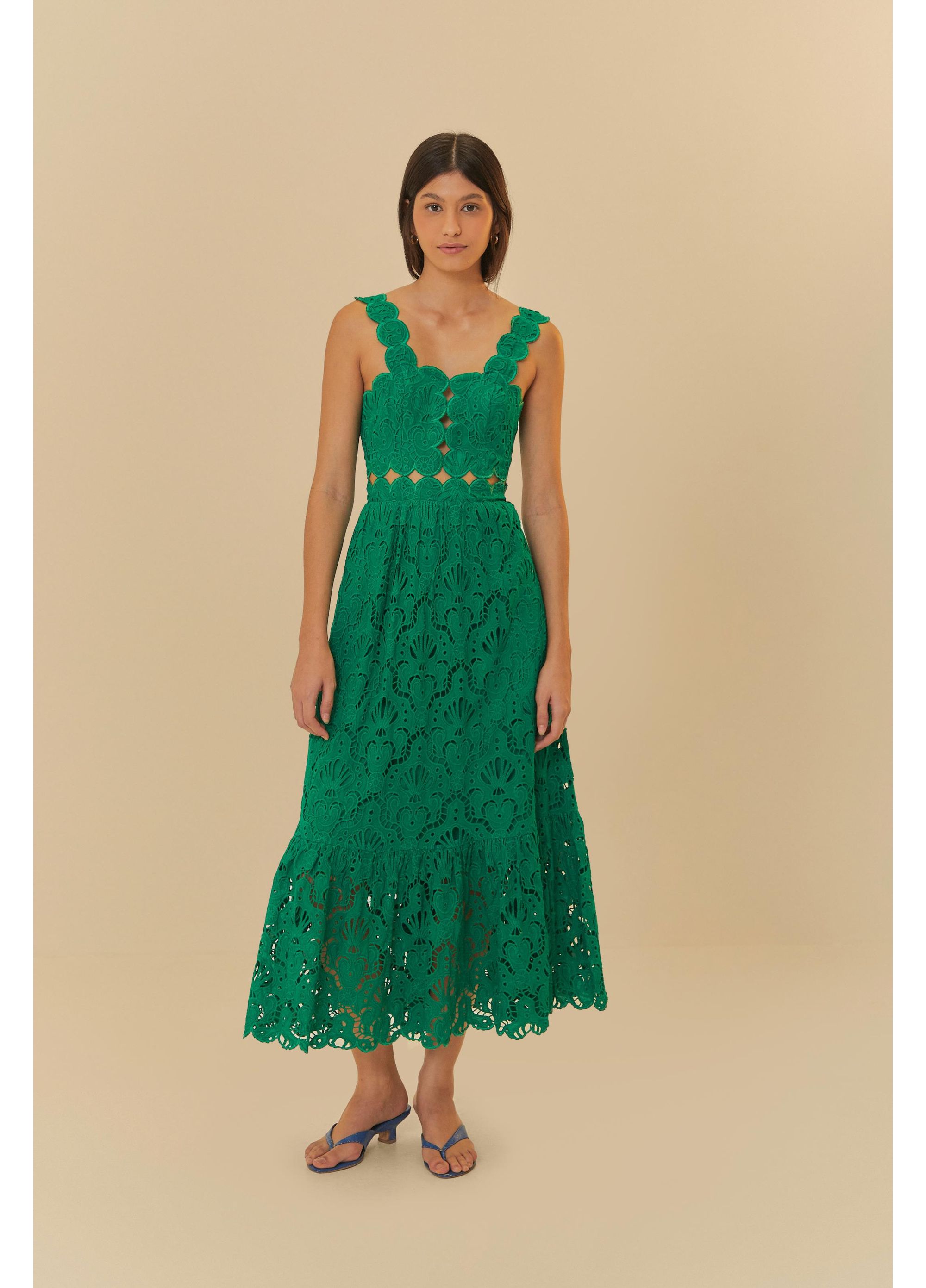 Vestido Cropped Laise Concha