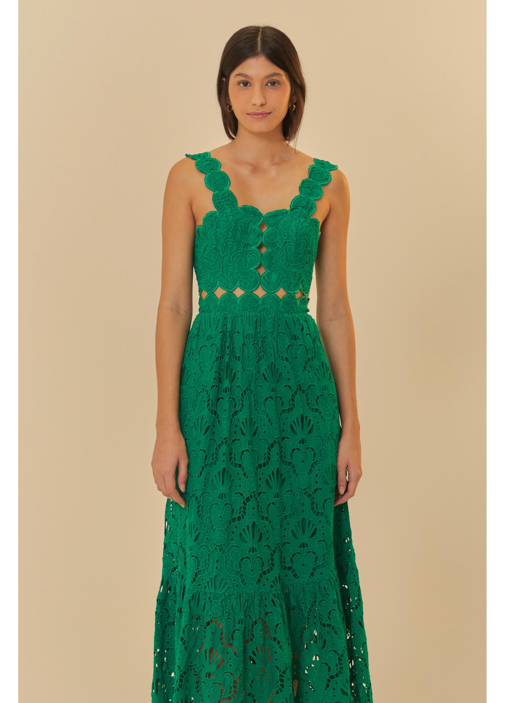 Vestido Cropped Laise Concha