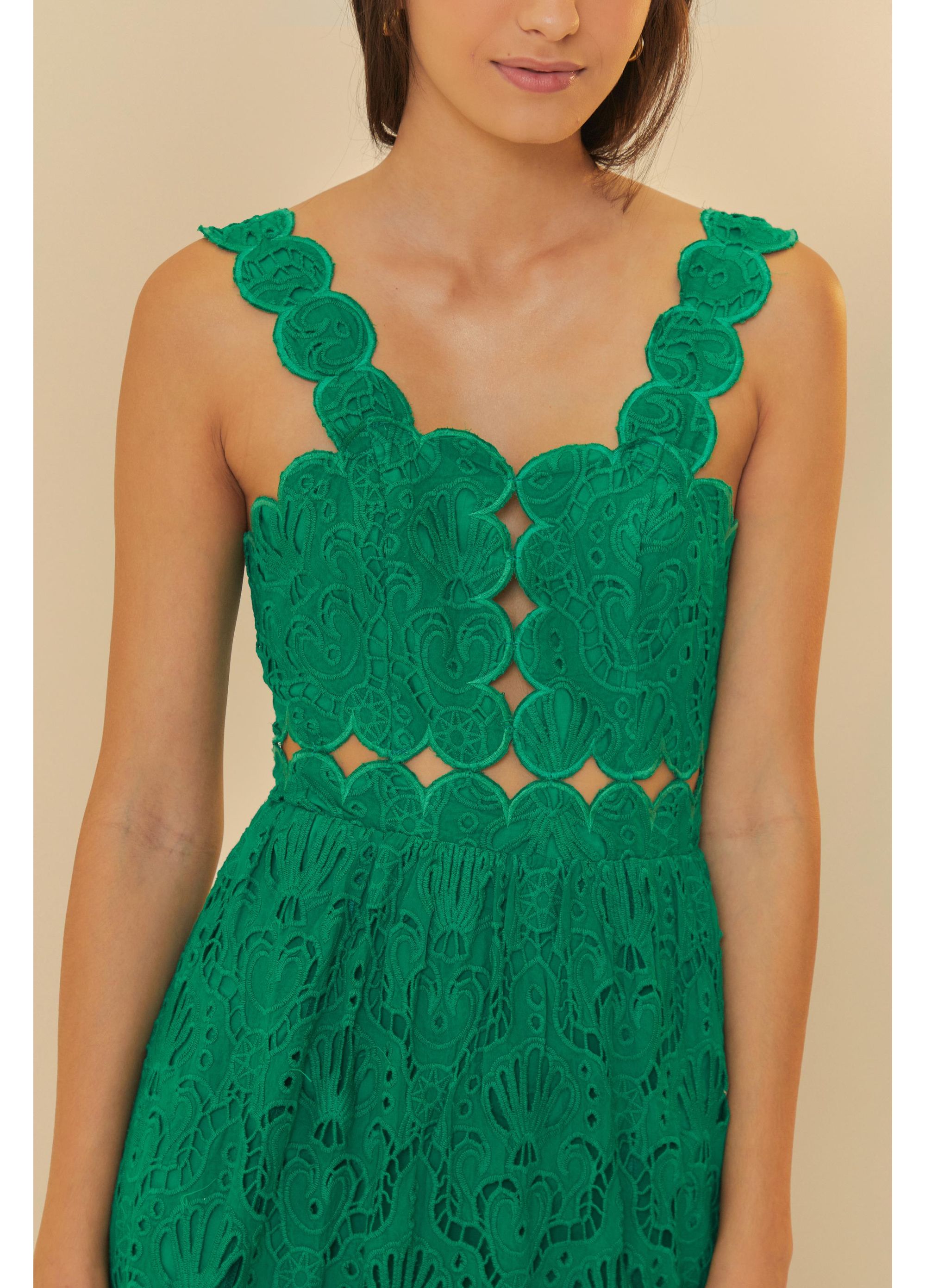 Vestido Cropped Laise Concha