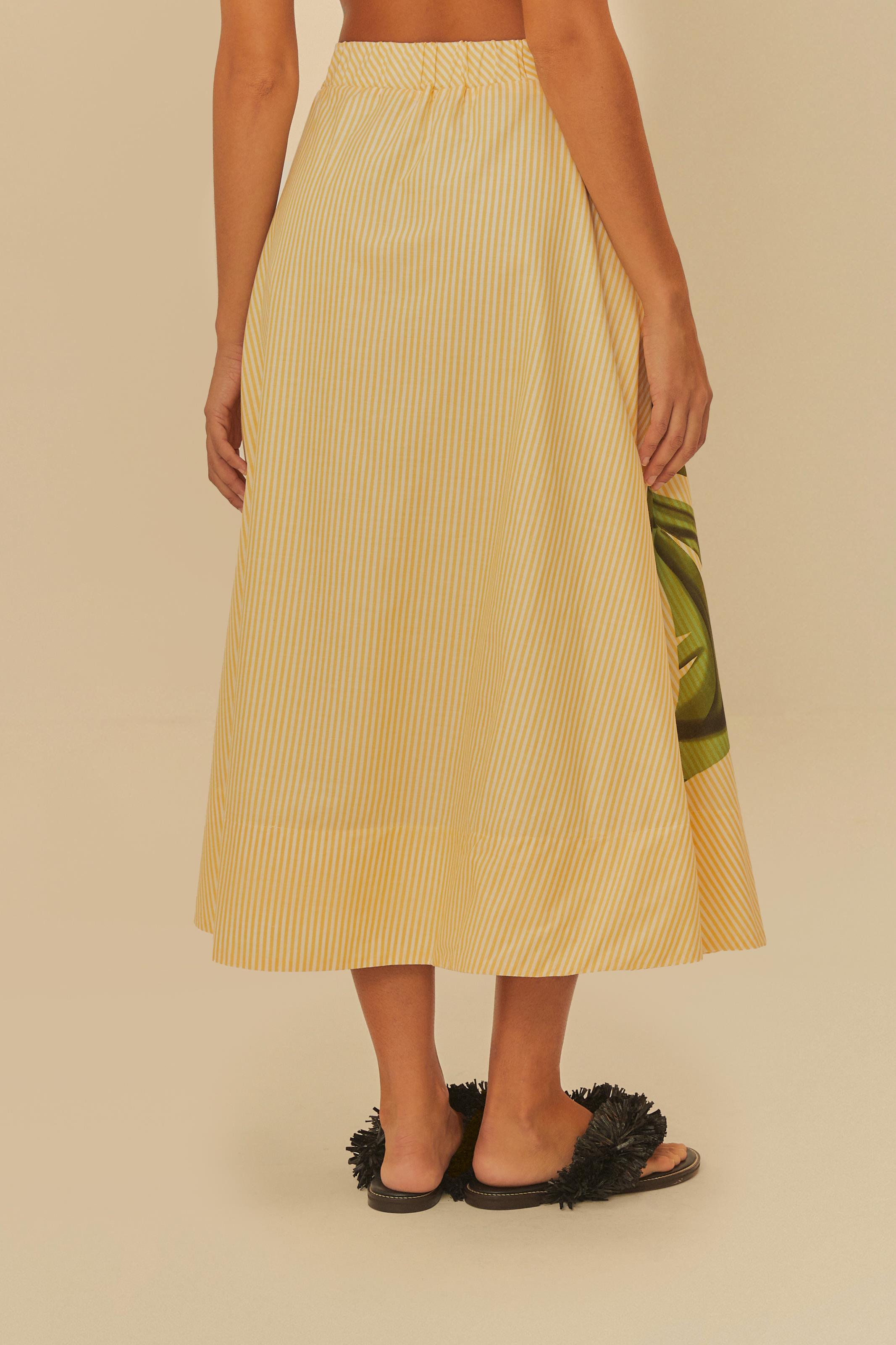 Saia Estampada Banana