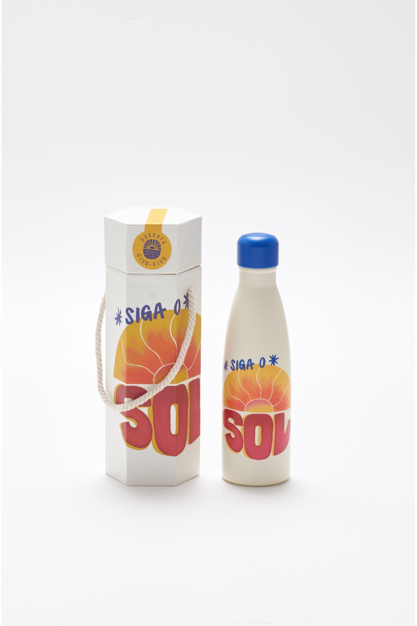 Garrafa Glub Glub 500ml Siga o Sol