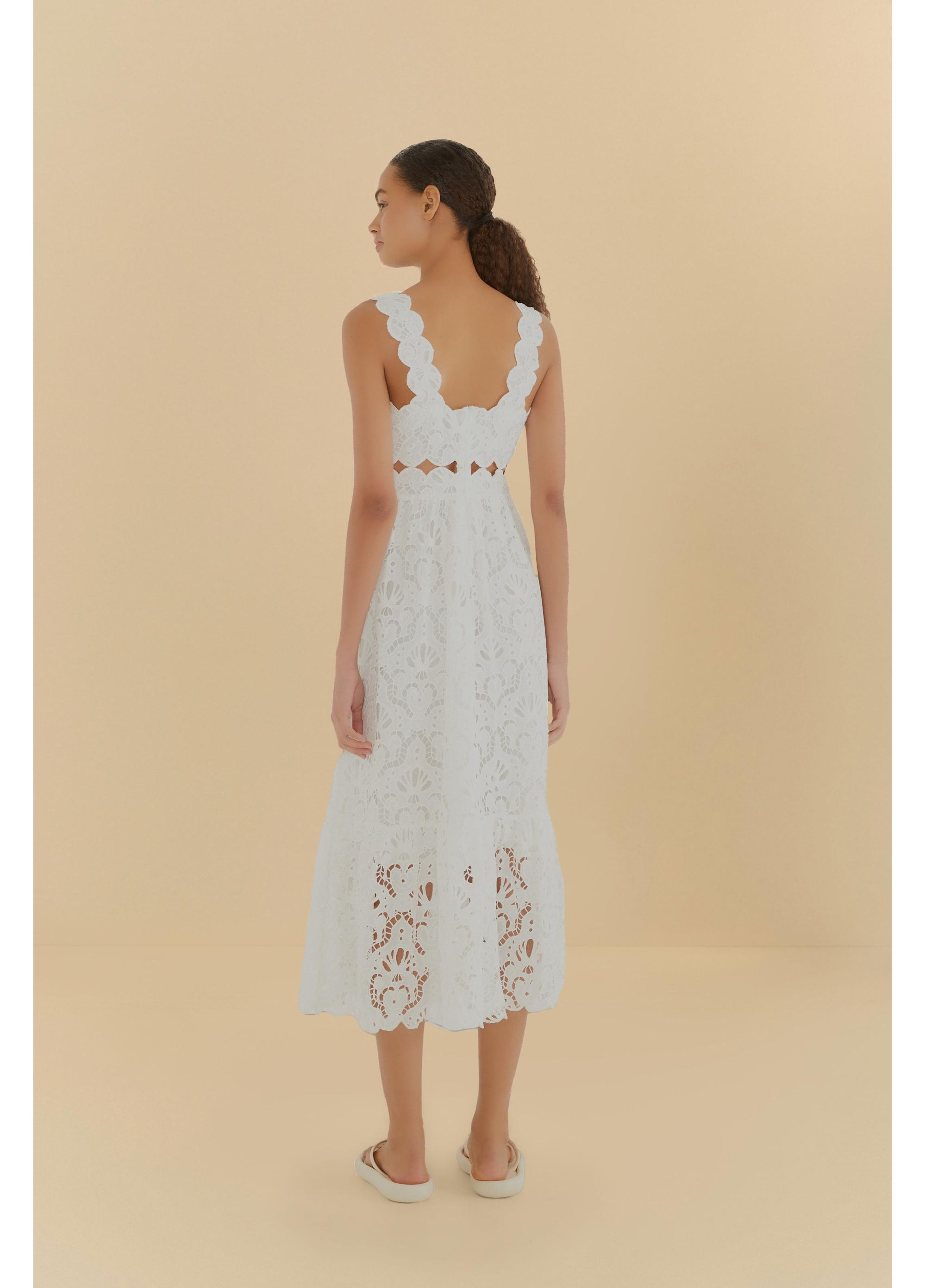 Vestido Cropped Laise Concha