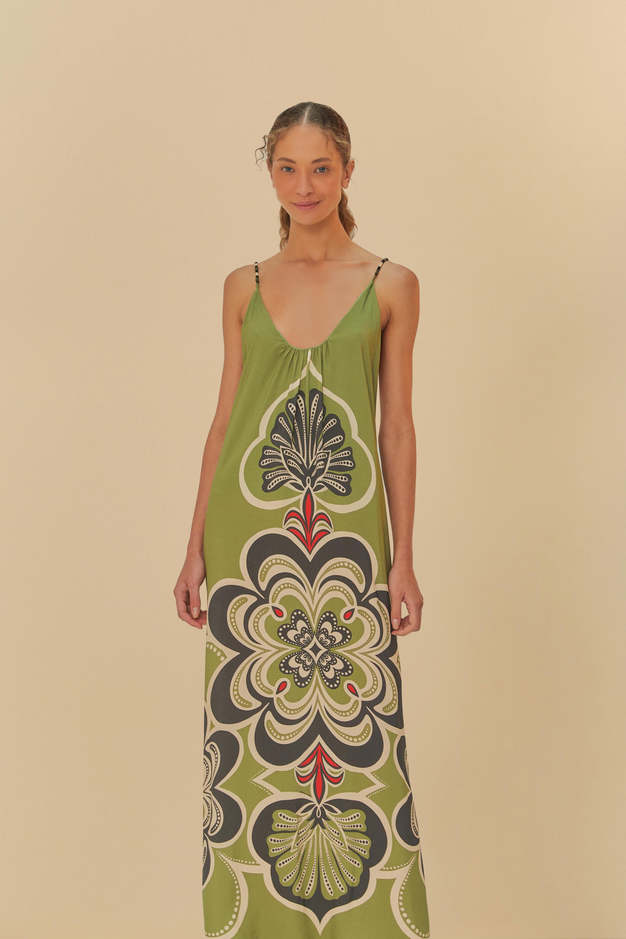 Vestido Estampado Gráfico Místico