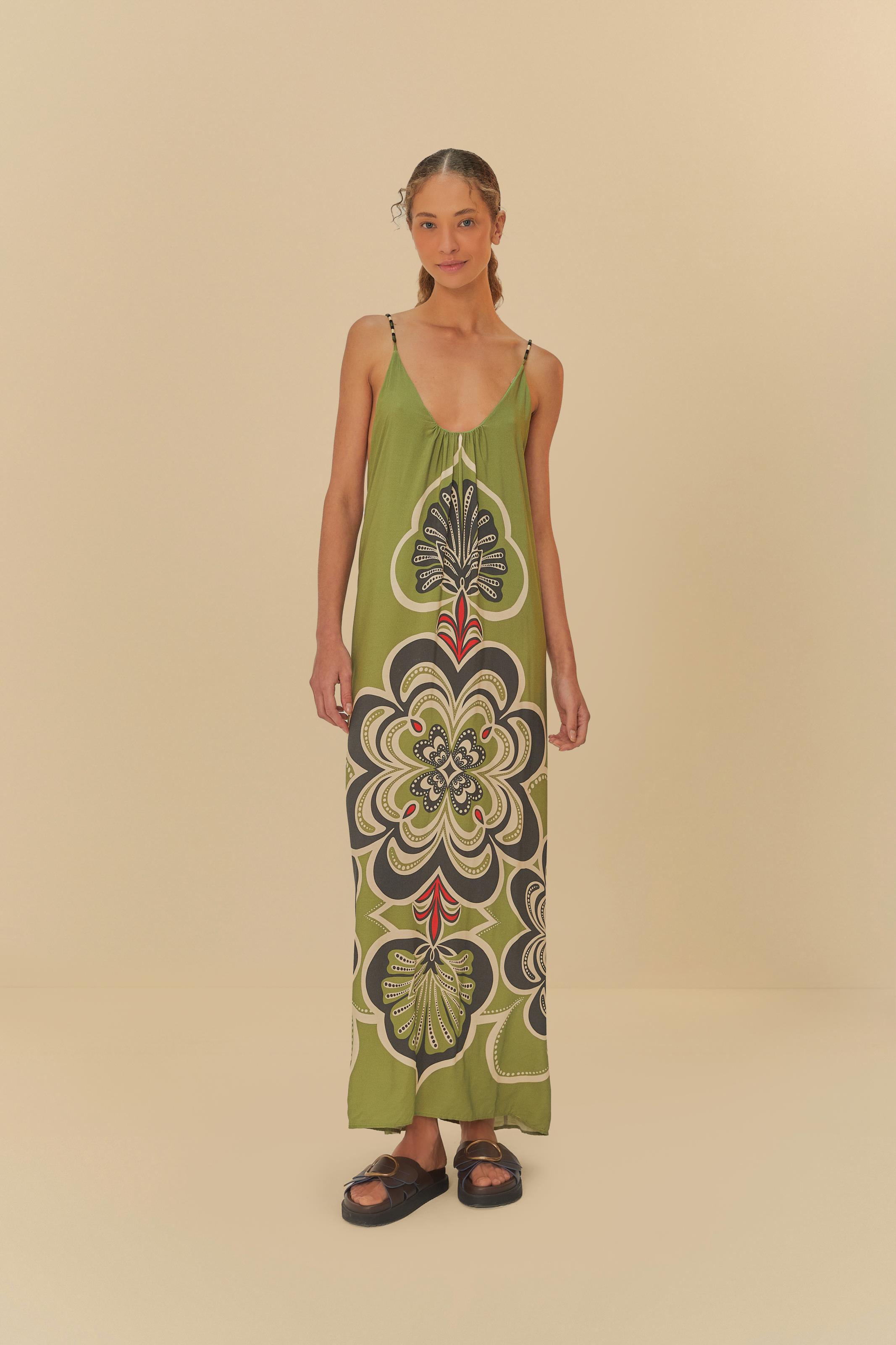 Vestido Estampado Gráfico Místico