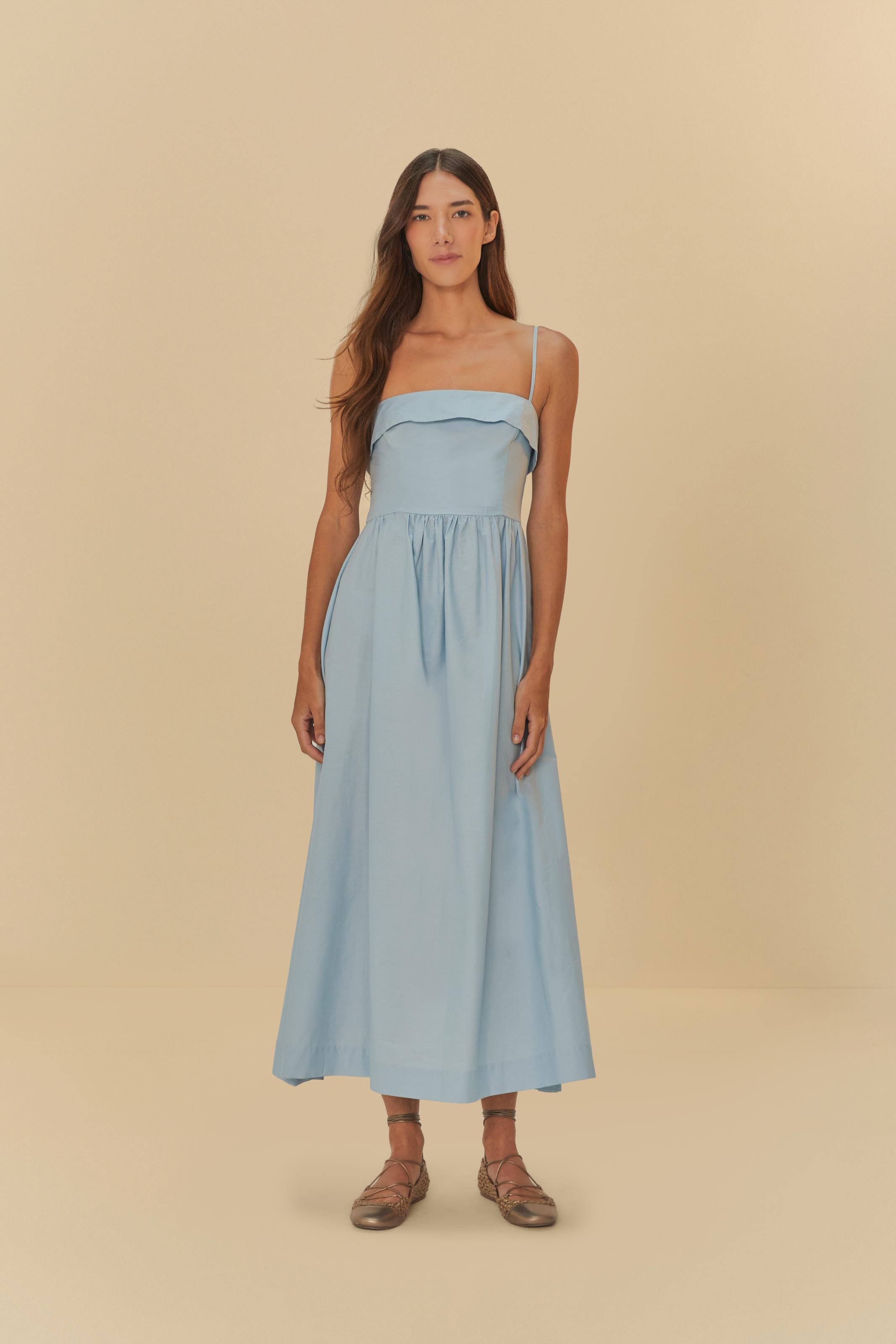 Vestido Alcinhas Longo