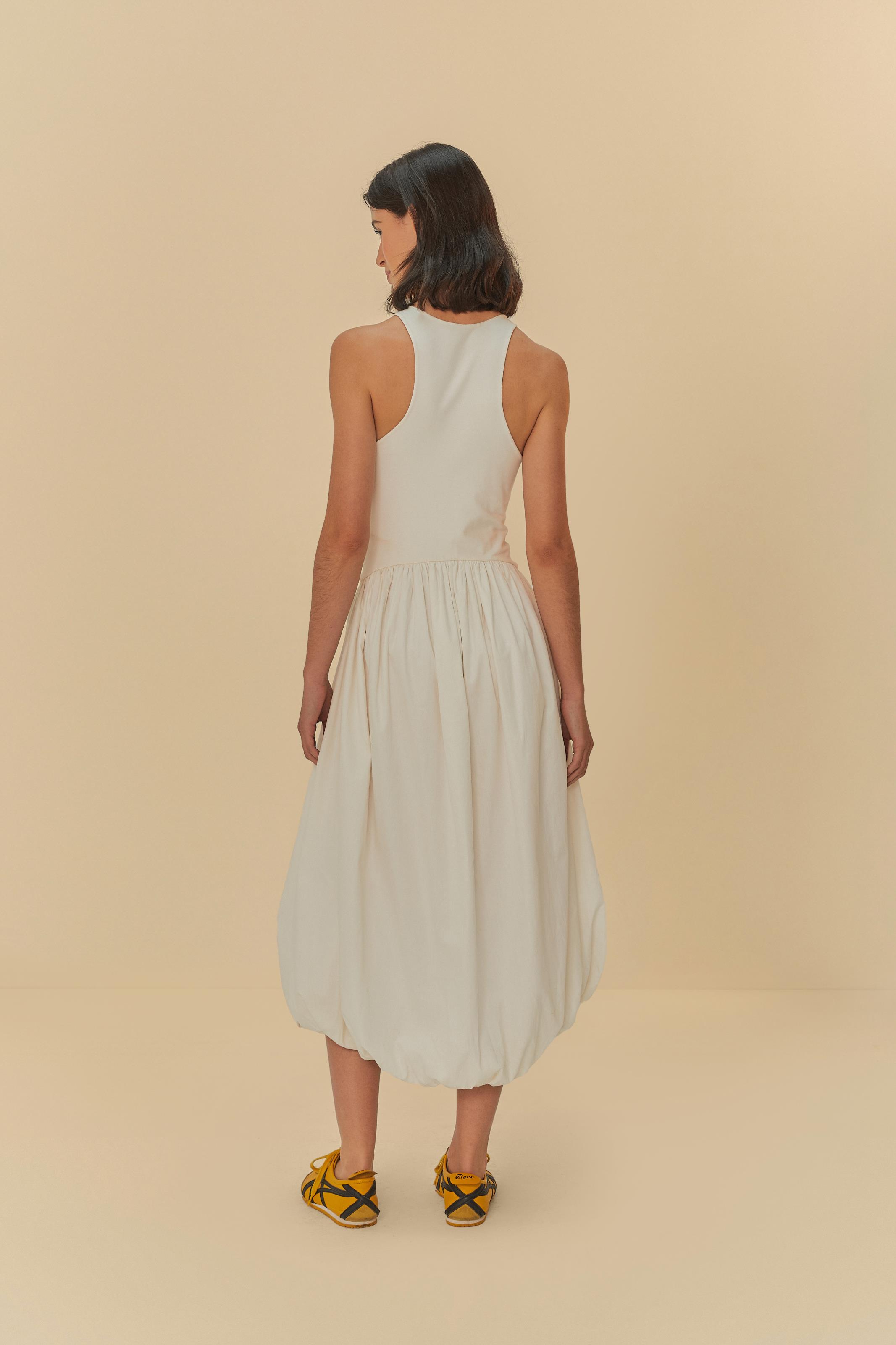 Vestido Balonê Bordado Banana