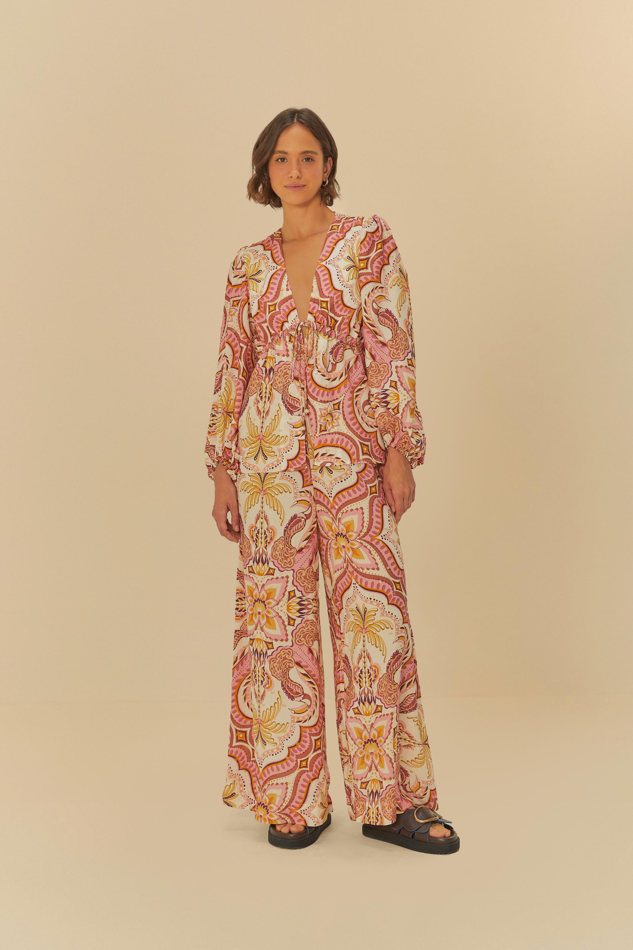 Bata Lenço Joia Tropical