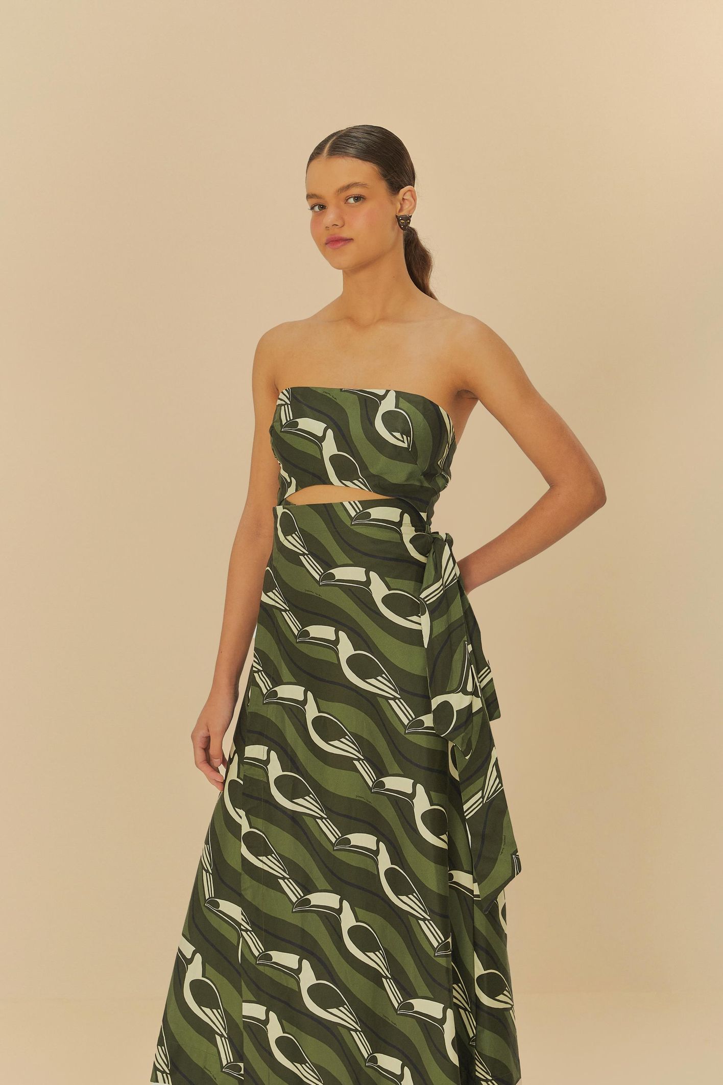 Vestido Estampado Tucano Gráfico