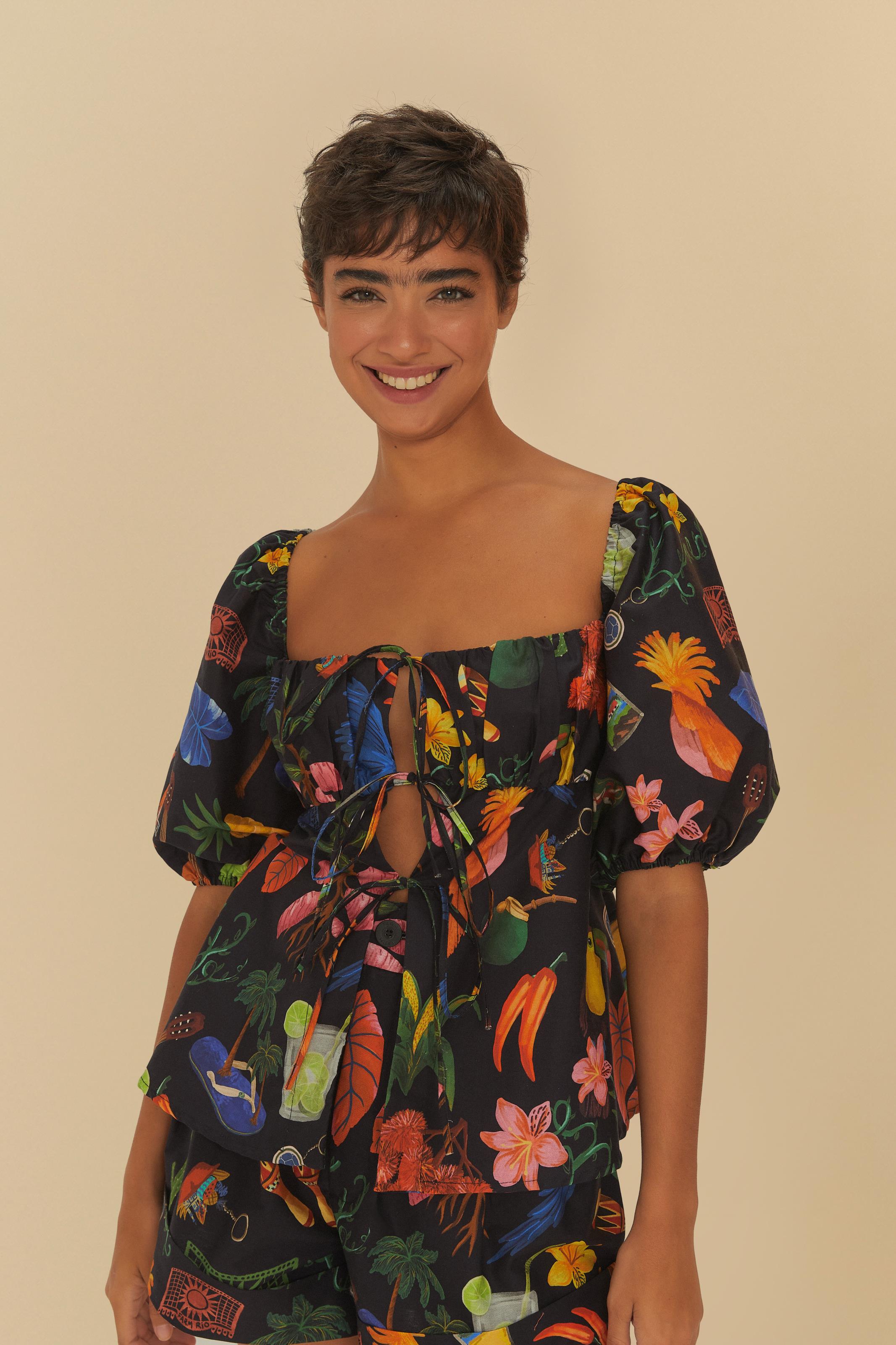 Blusa Estampada Buena Gente