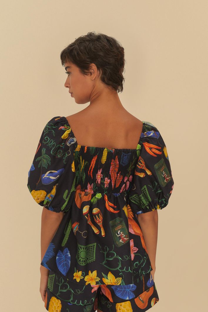 Blusa Estampada Buena Gente