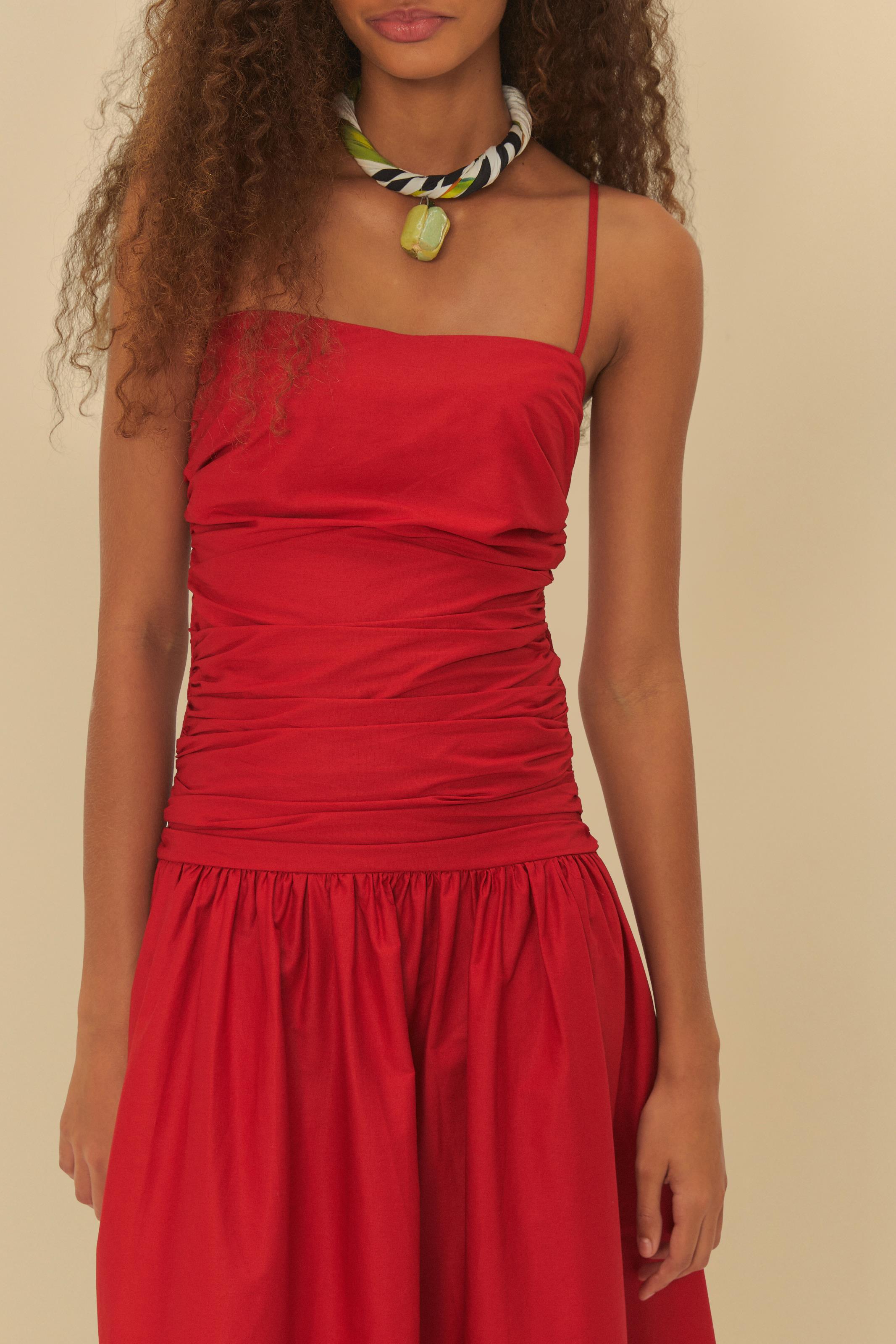 Vestido Franzido Rolote