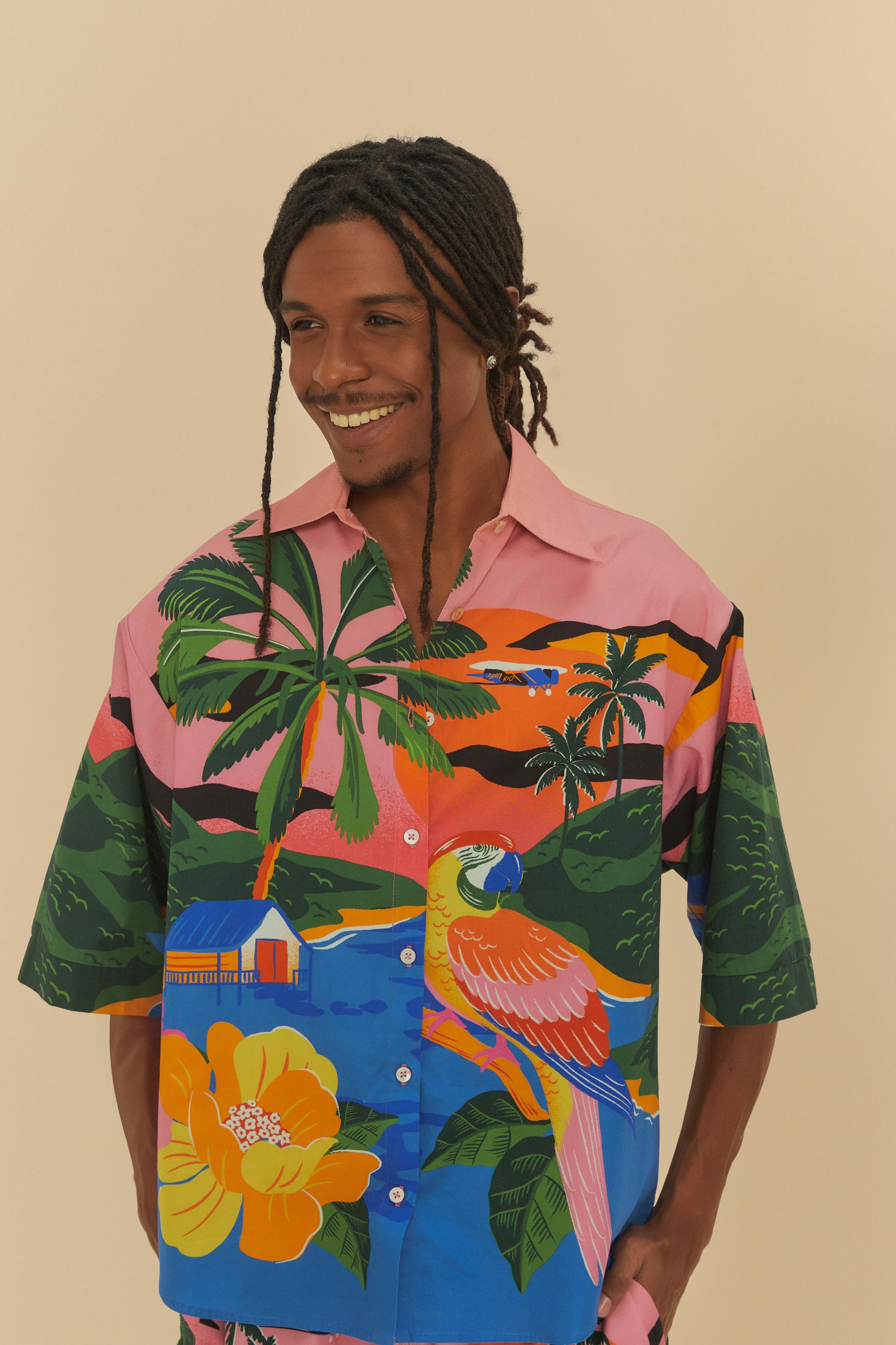 Camisa Estampada Latina