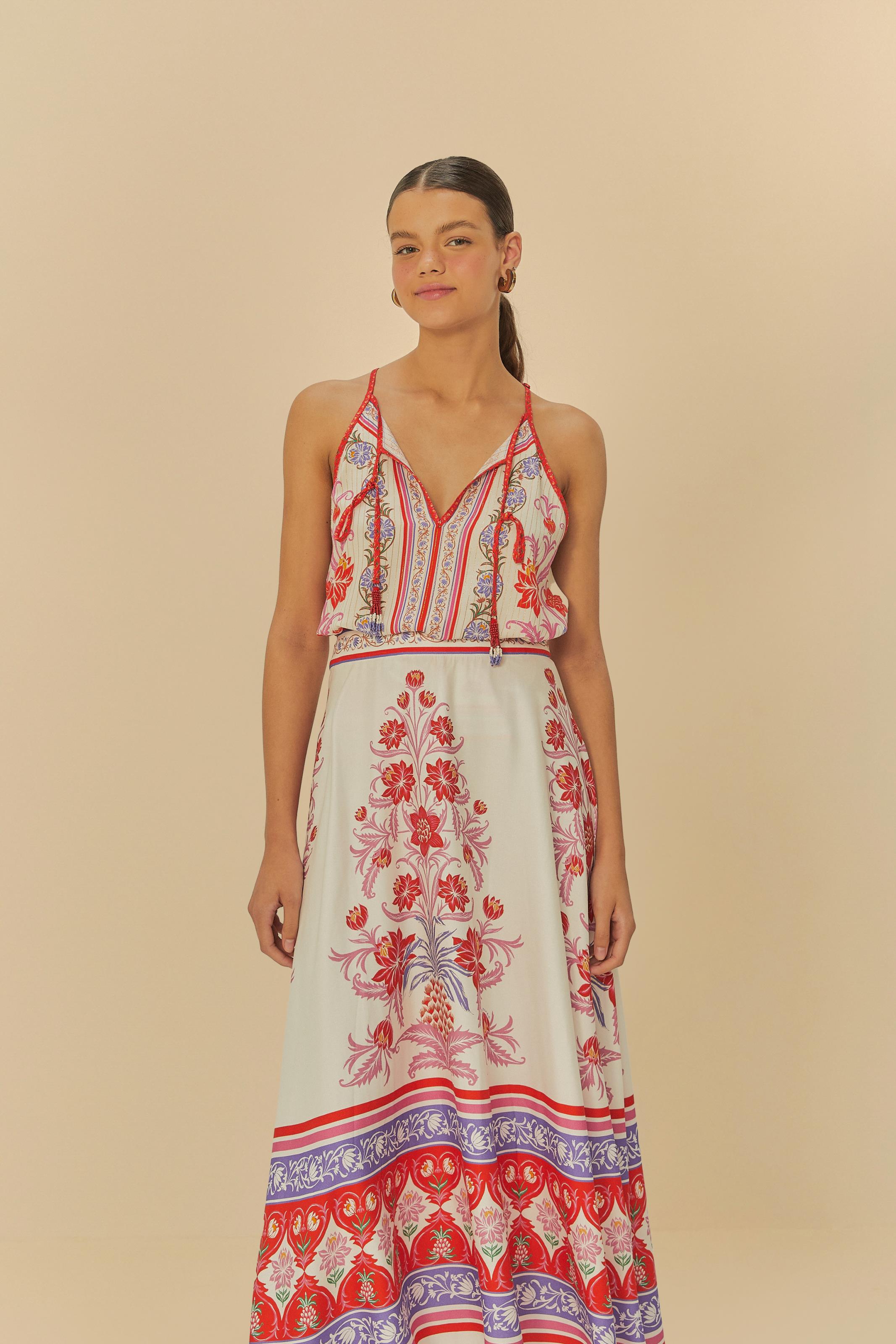 Saia Godê Estampada Lisboa