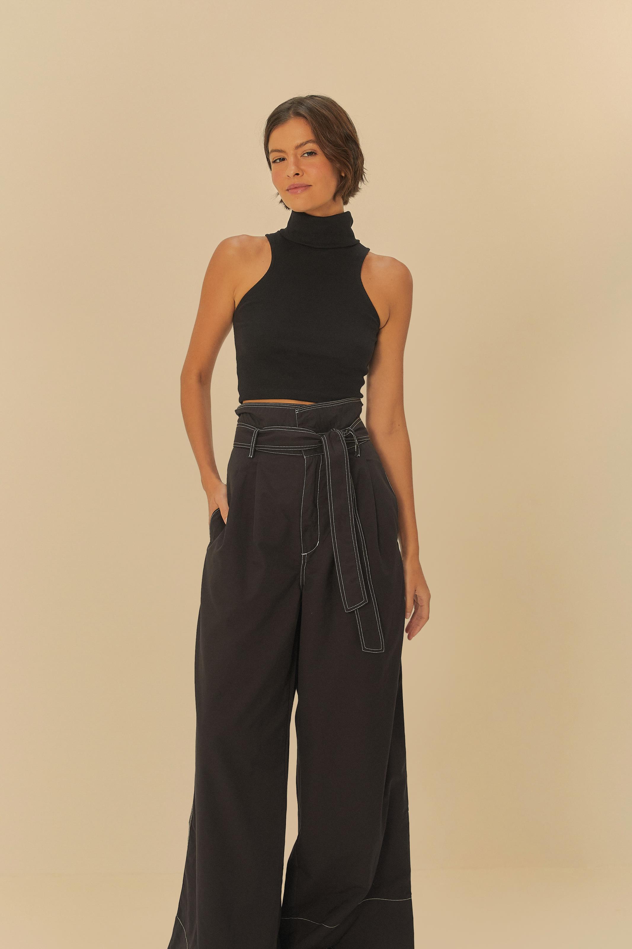 Calça Faixa Pesponto