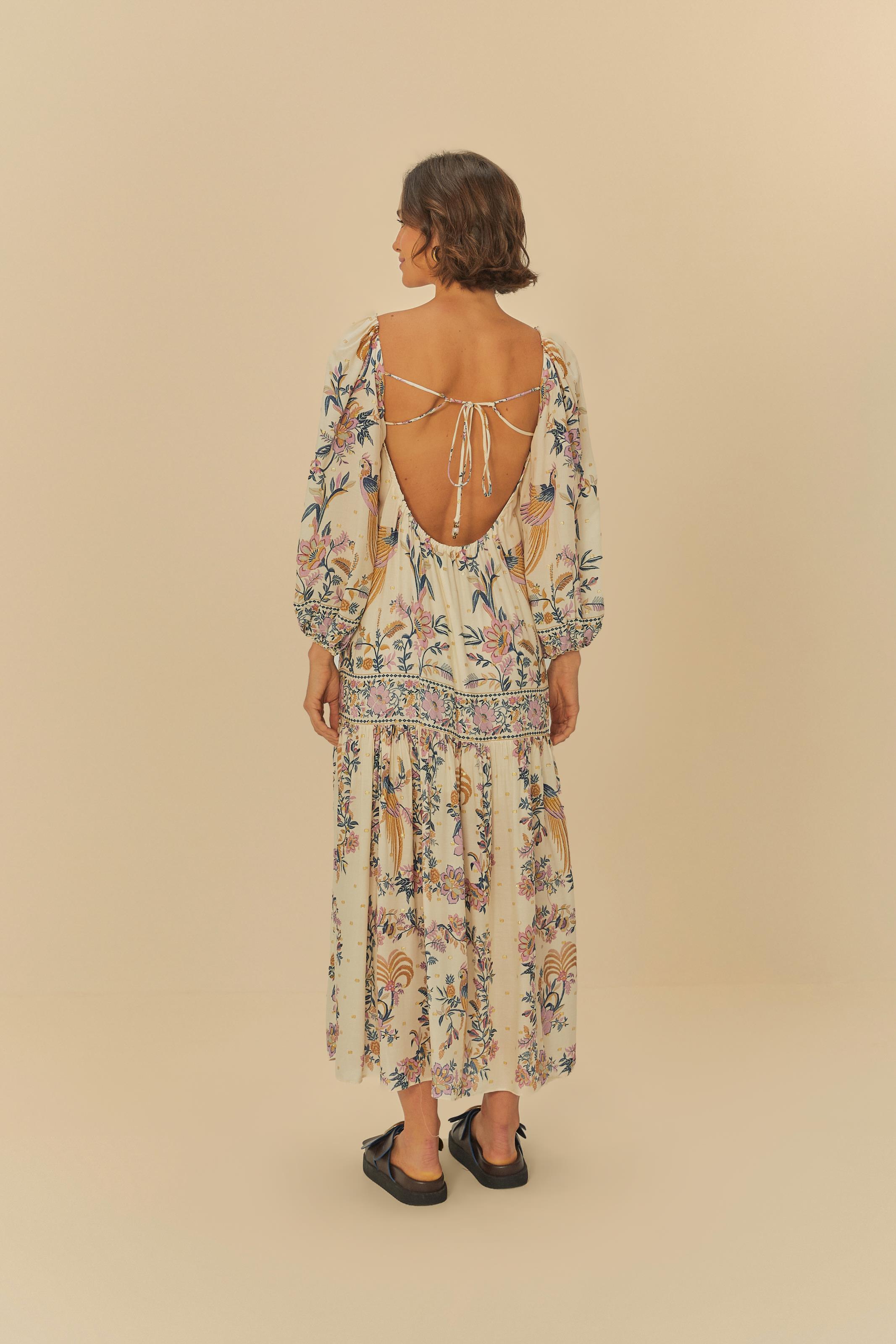 Vestido Estampado Delicadeza Boho