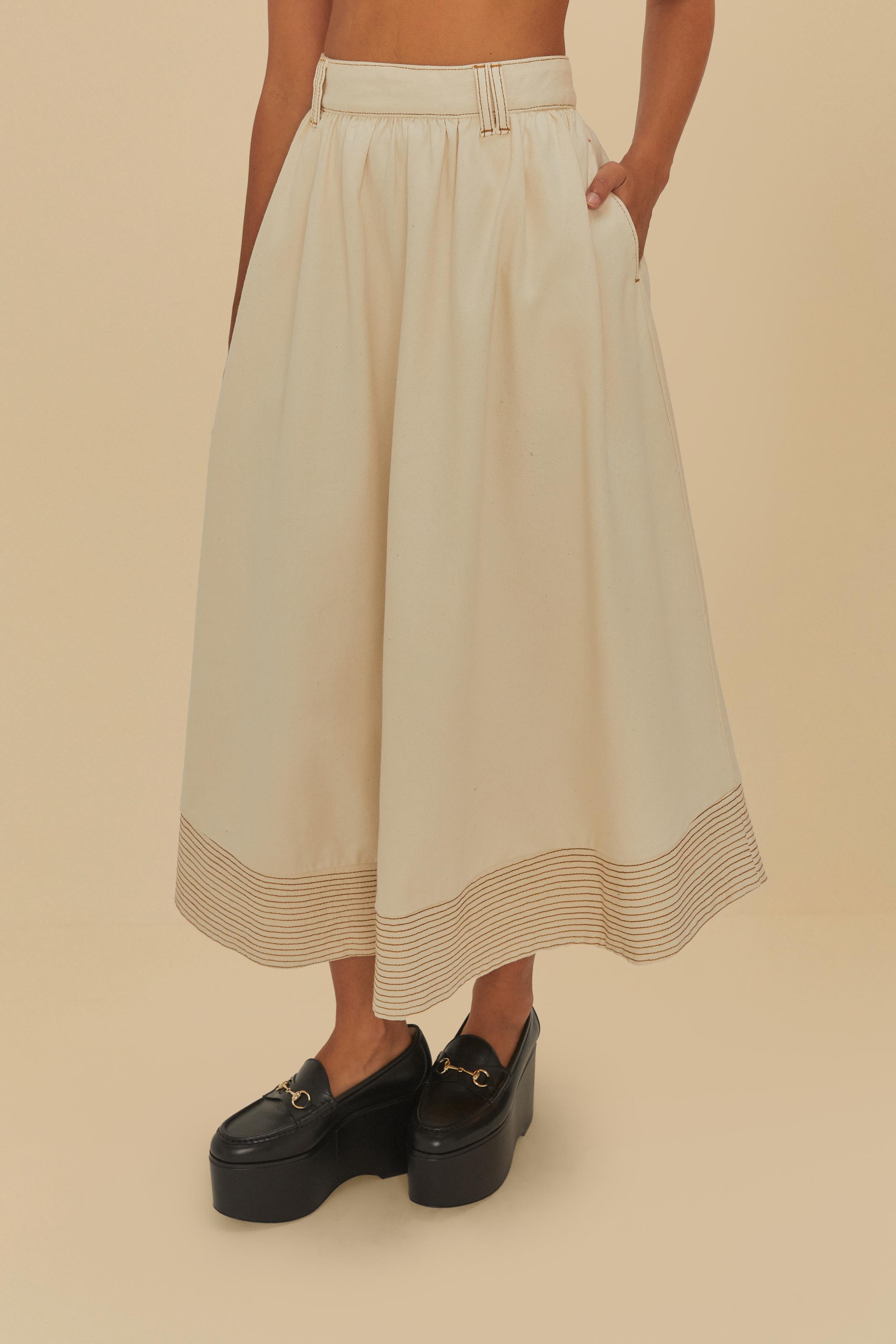 Saia Sarja Midi Franzida