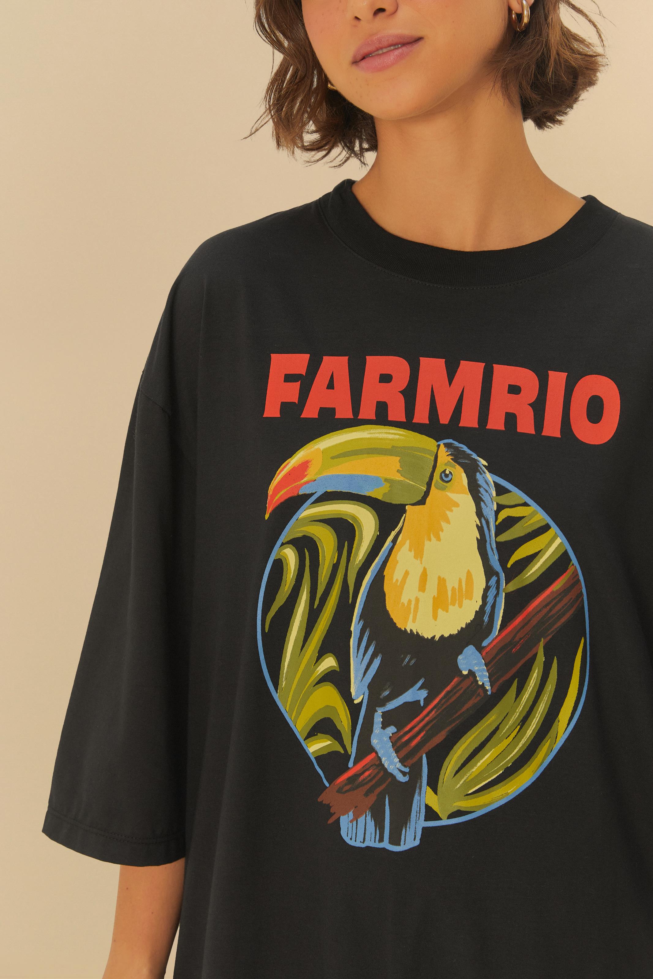 Macaquinho Estampado Farm Rio Tucano