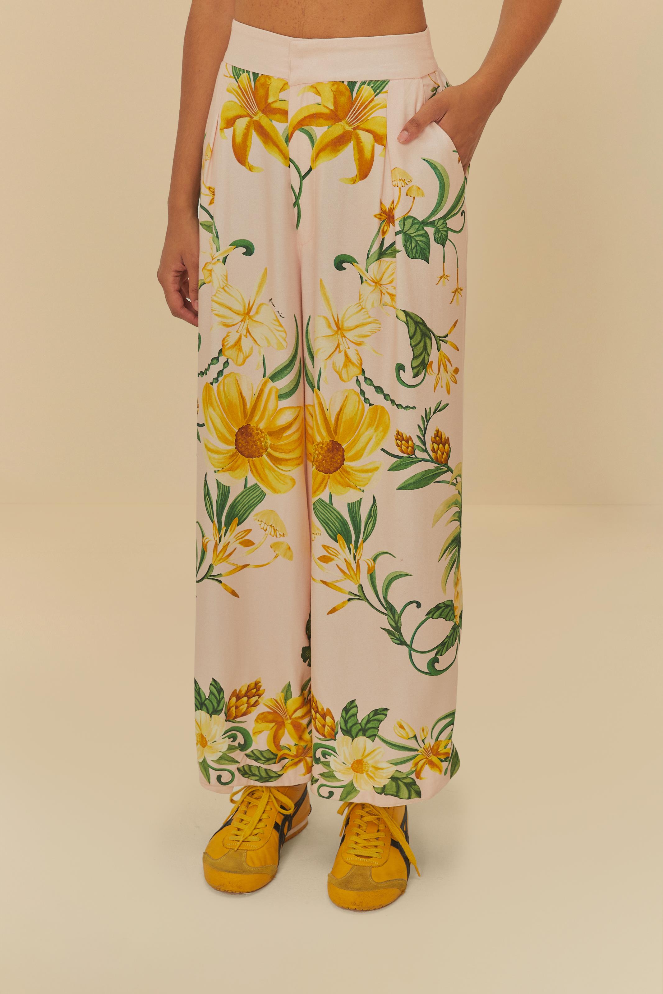 Calça Estampada Beleza De Abacaxi