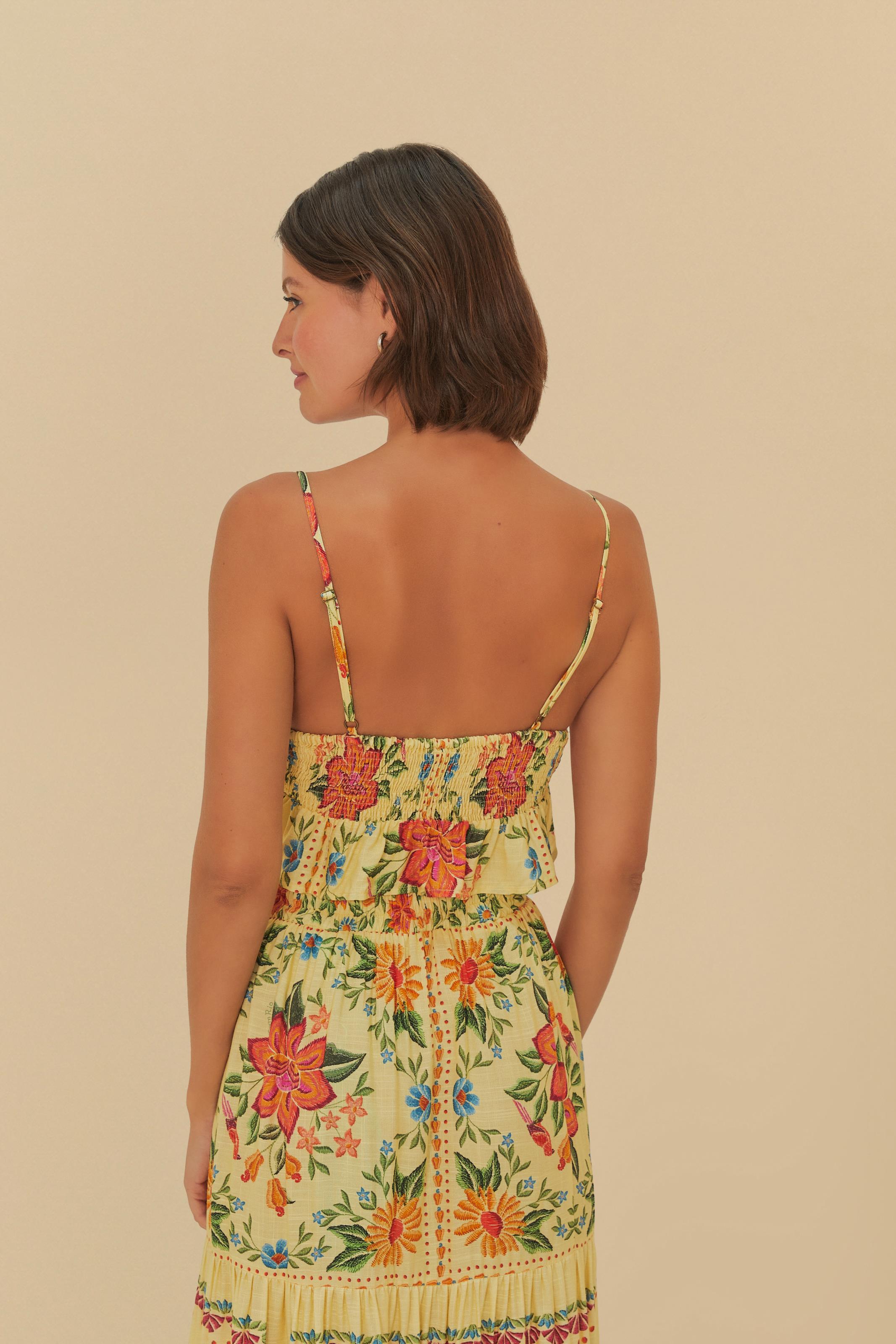 Top Estampado Delicadeza Em Flor