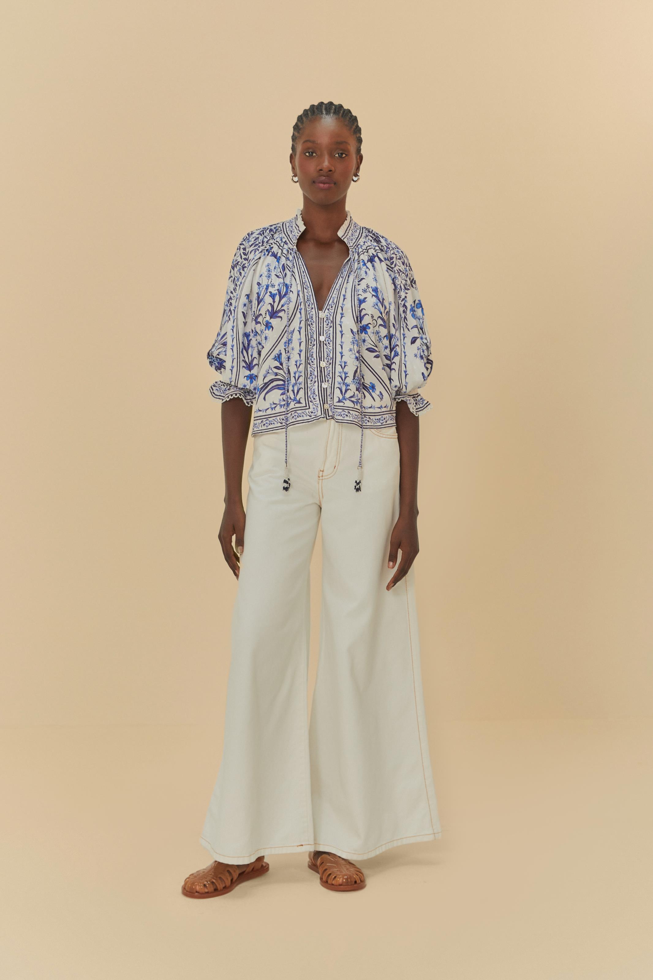 Calça Sarja Loose Off