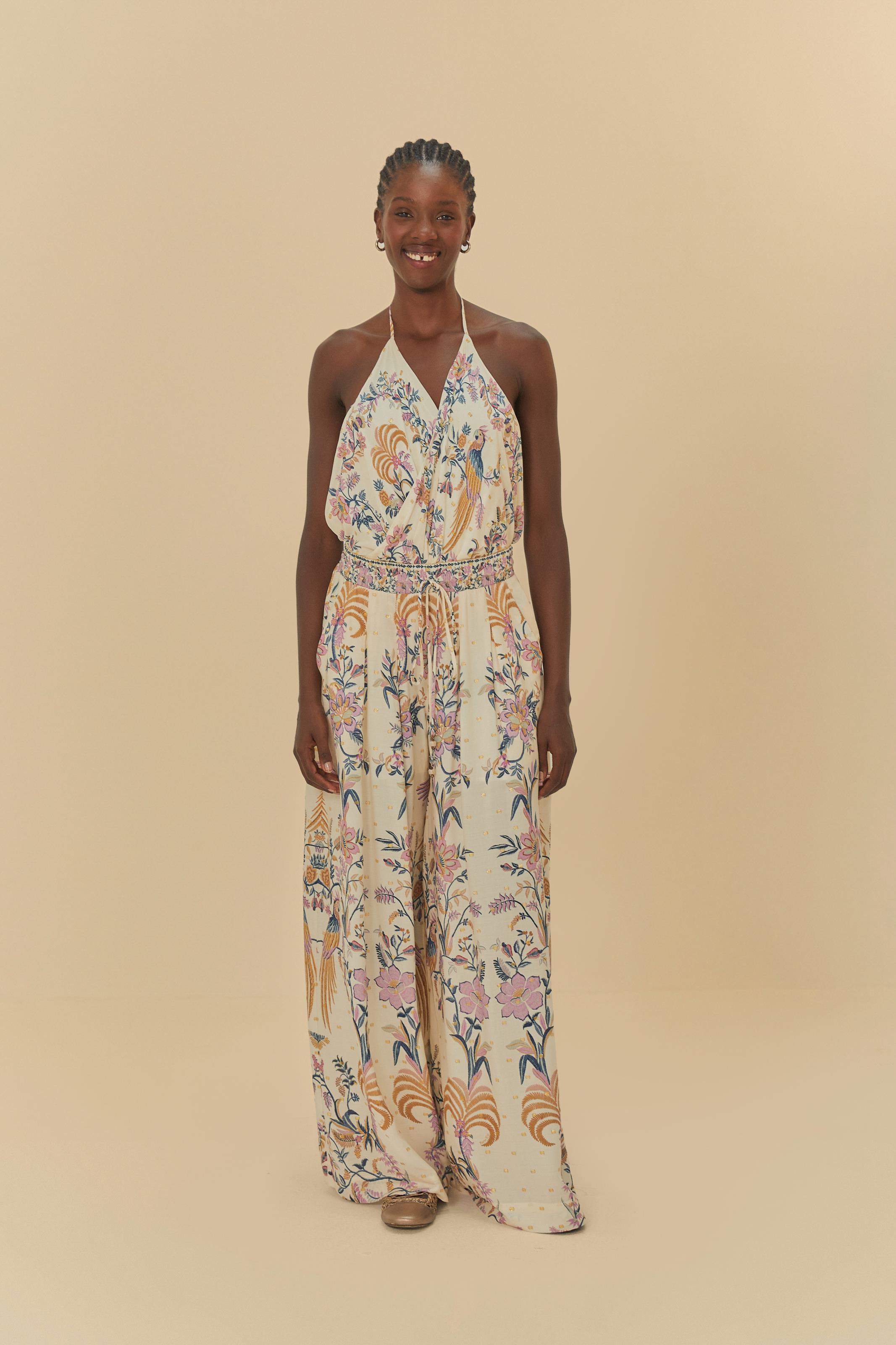 Body Lenço Estampado Delicadeza Boho