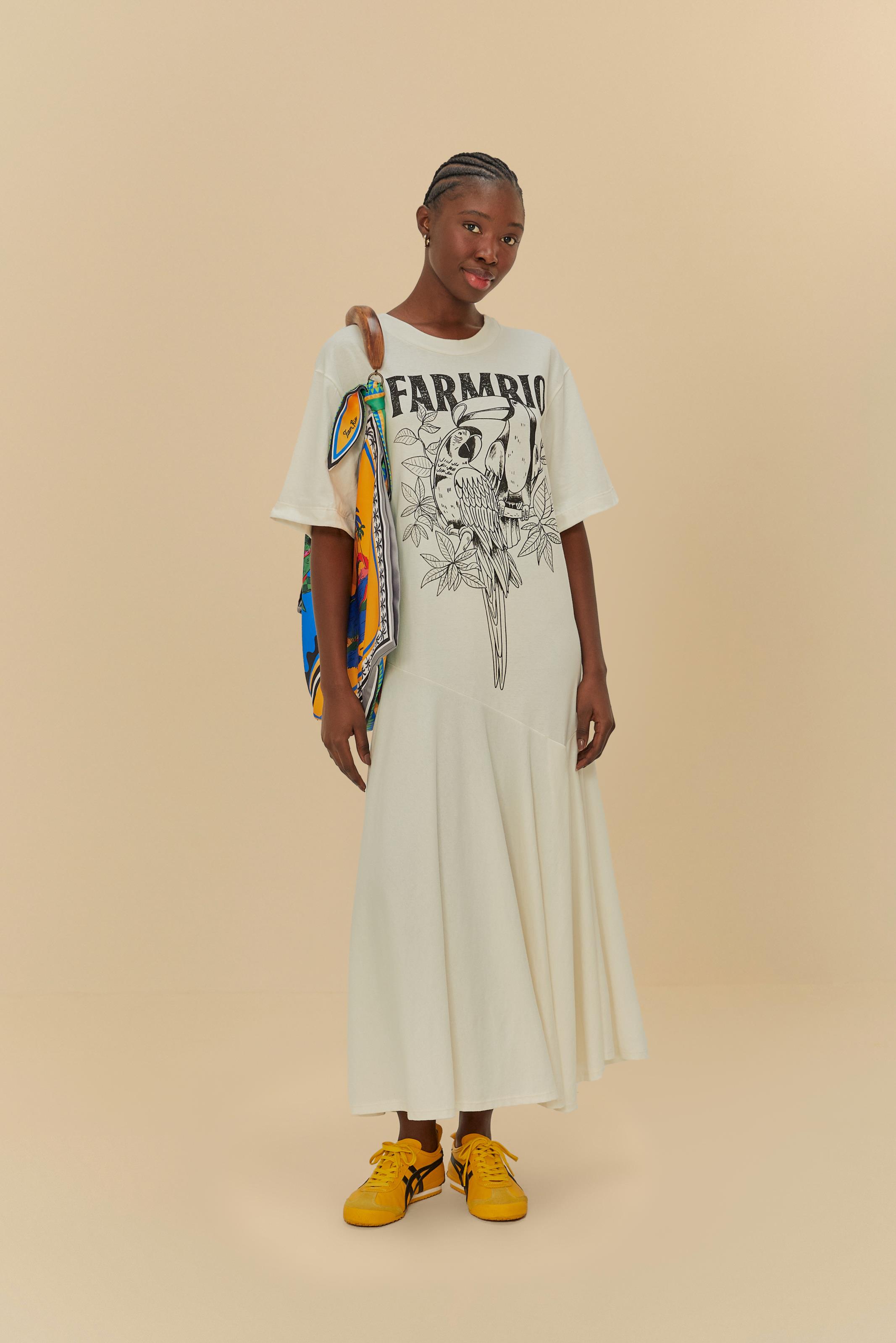 Vestido Estampado Farm Rio Amazônia