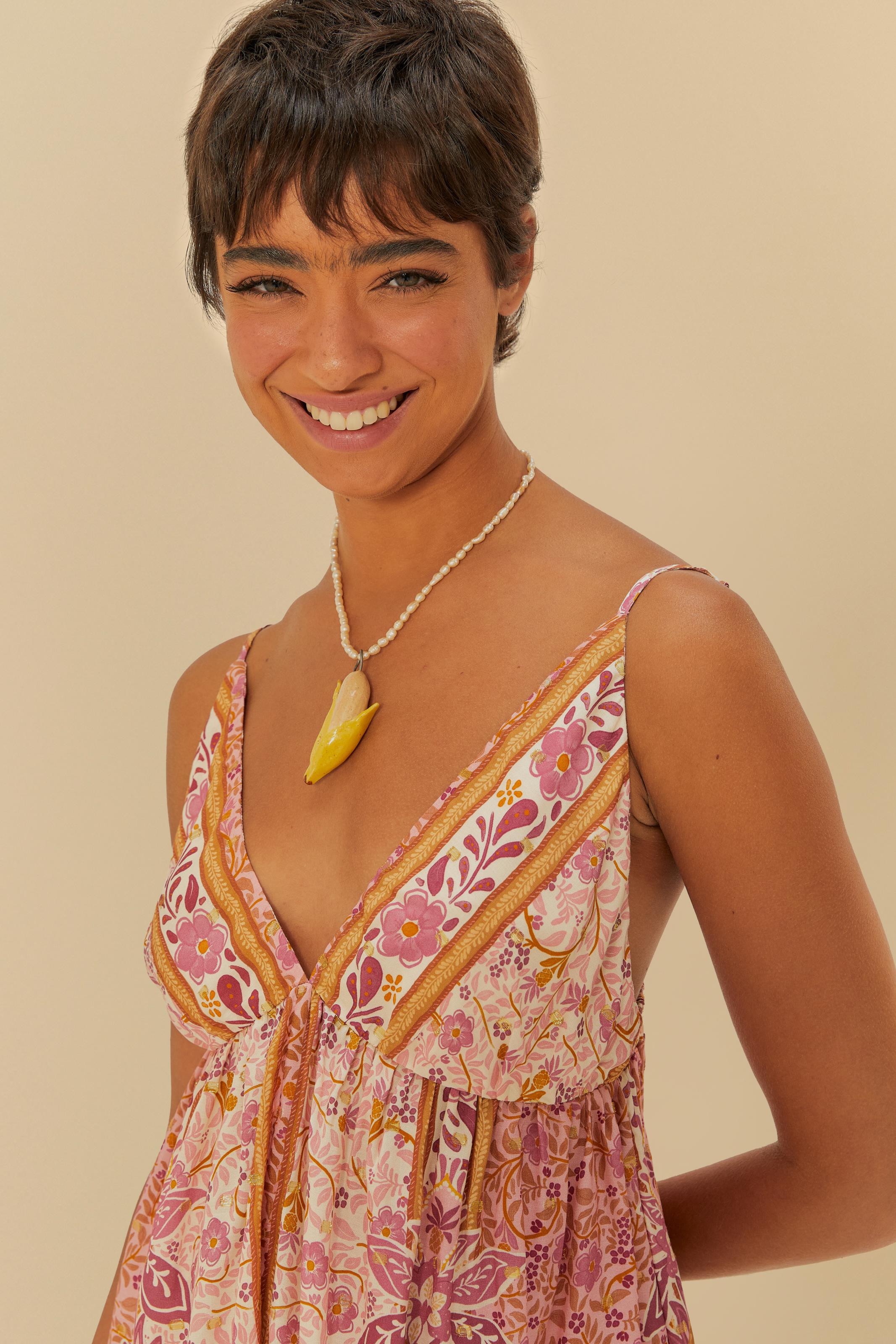 Macacão Estampado No Meu Jardim