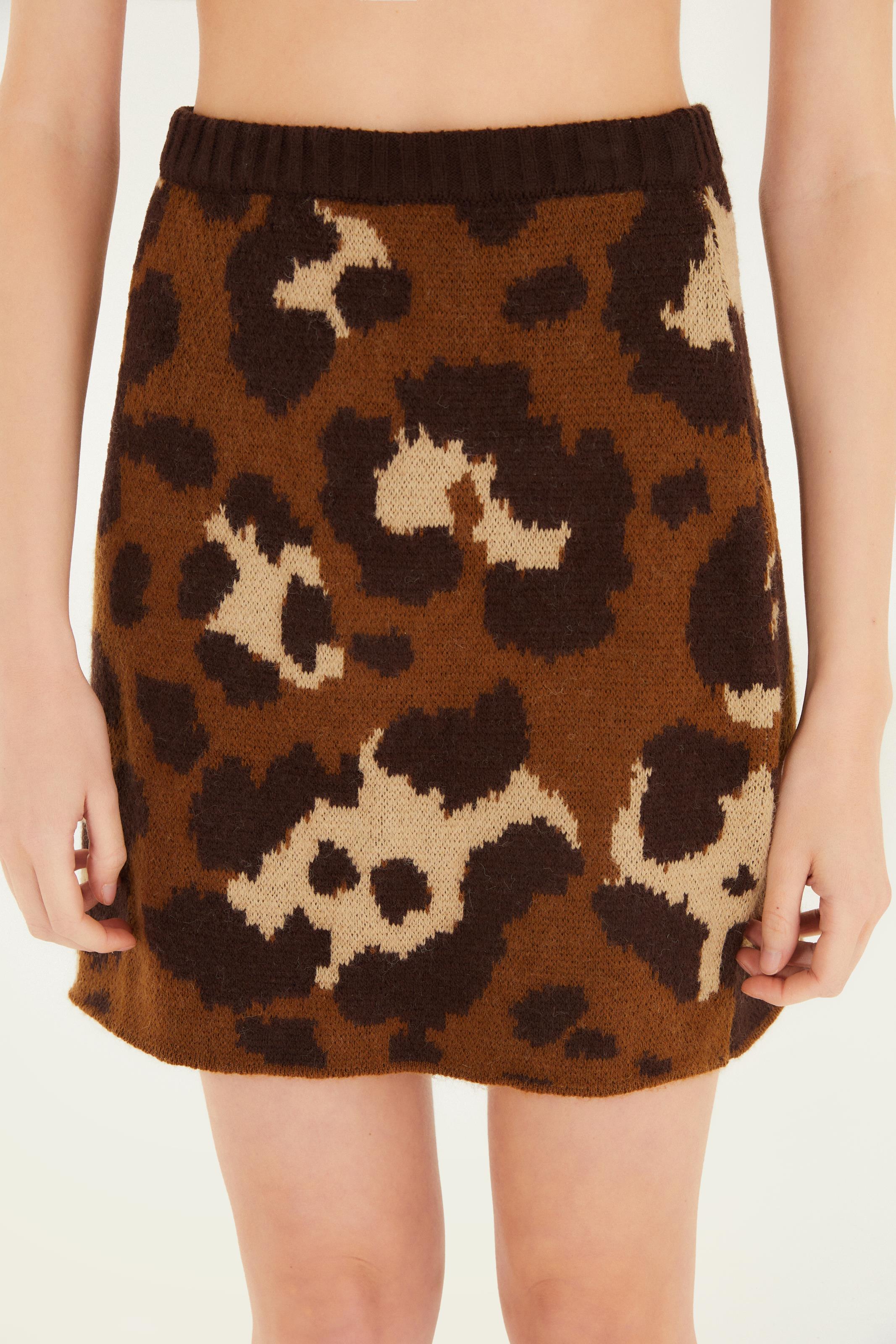 Saia Tricot Selva Retrô