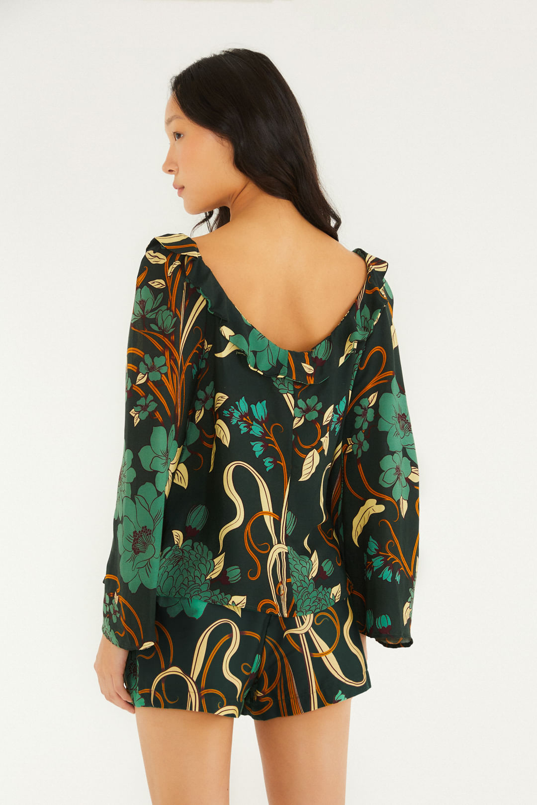 Bata Estampada Beatrice Floral