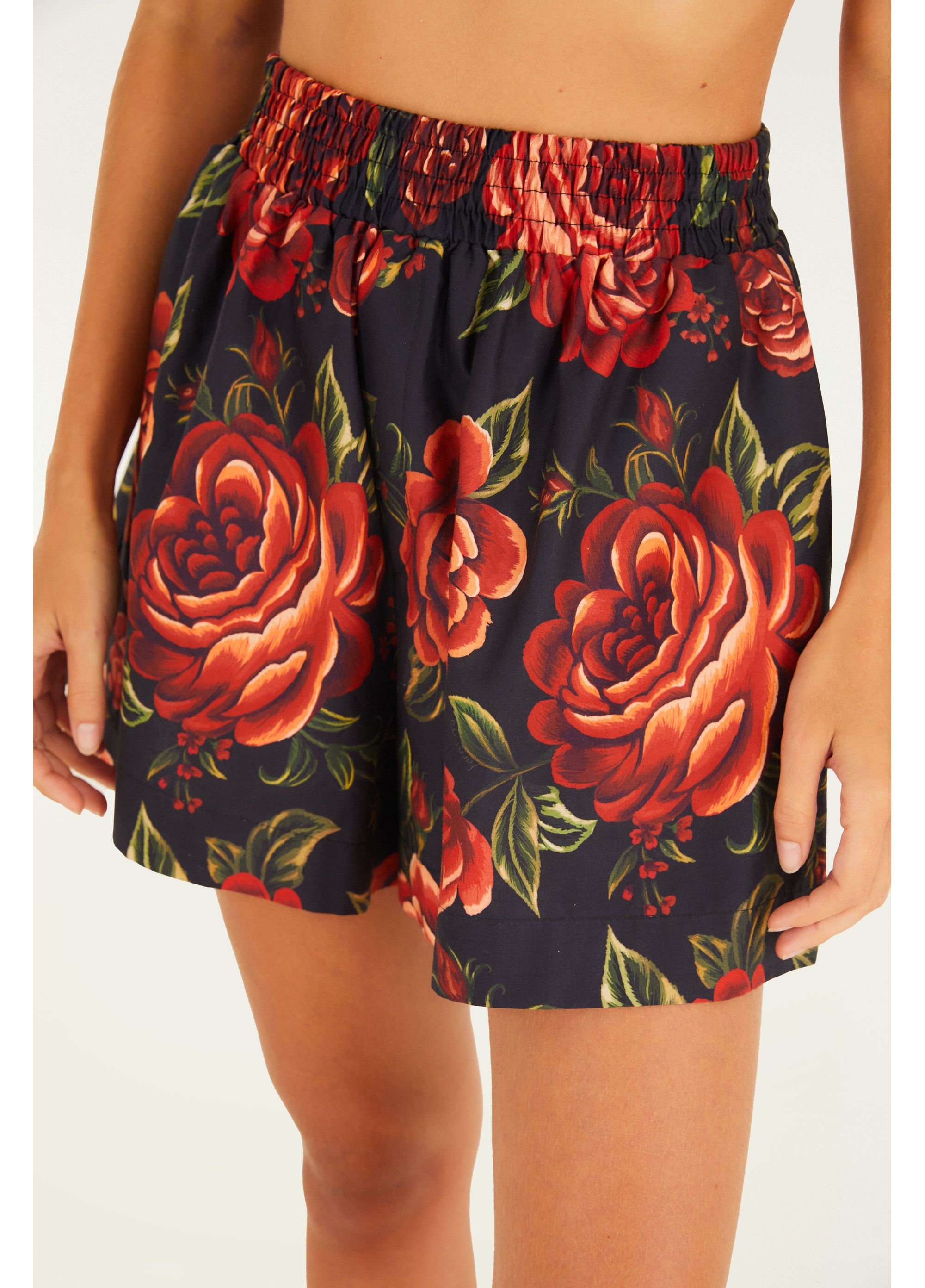 Short Samba Canção Estampado Rosália