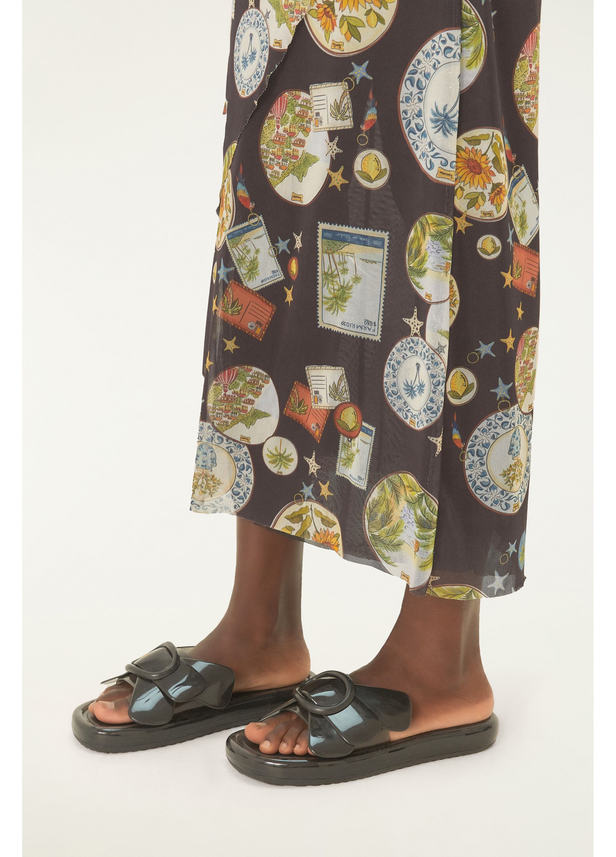 Sandália Slide Jelly Daisy