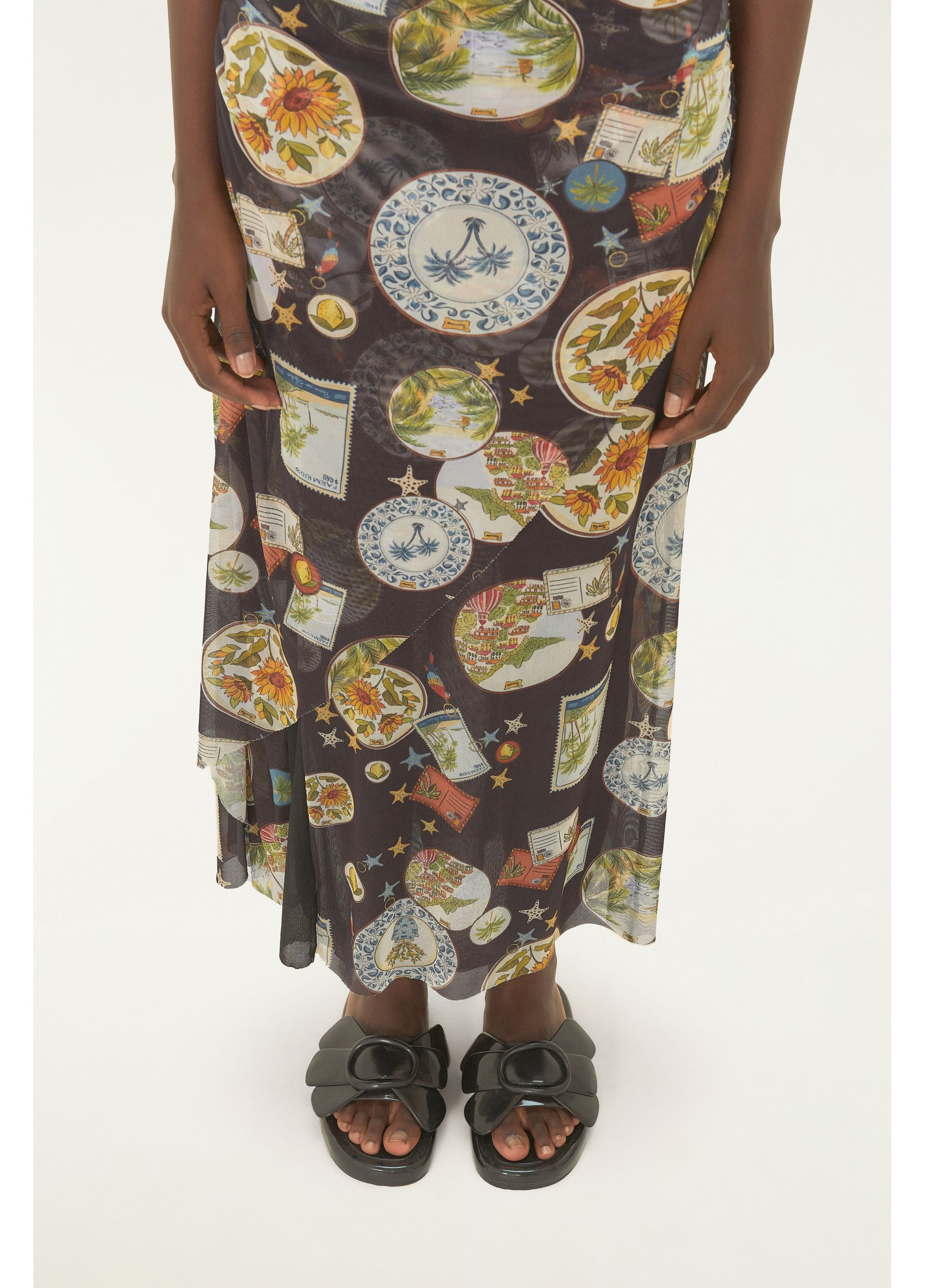 Sandália Slide Jelly Daisy