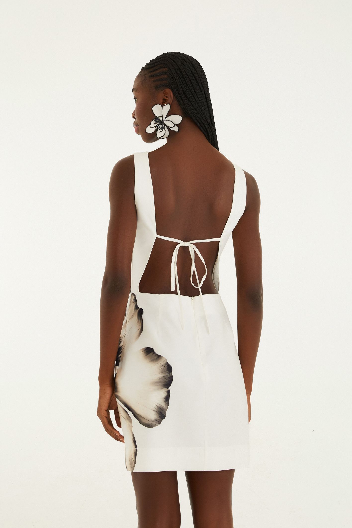 Vestido Curto Estampado Maya