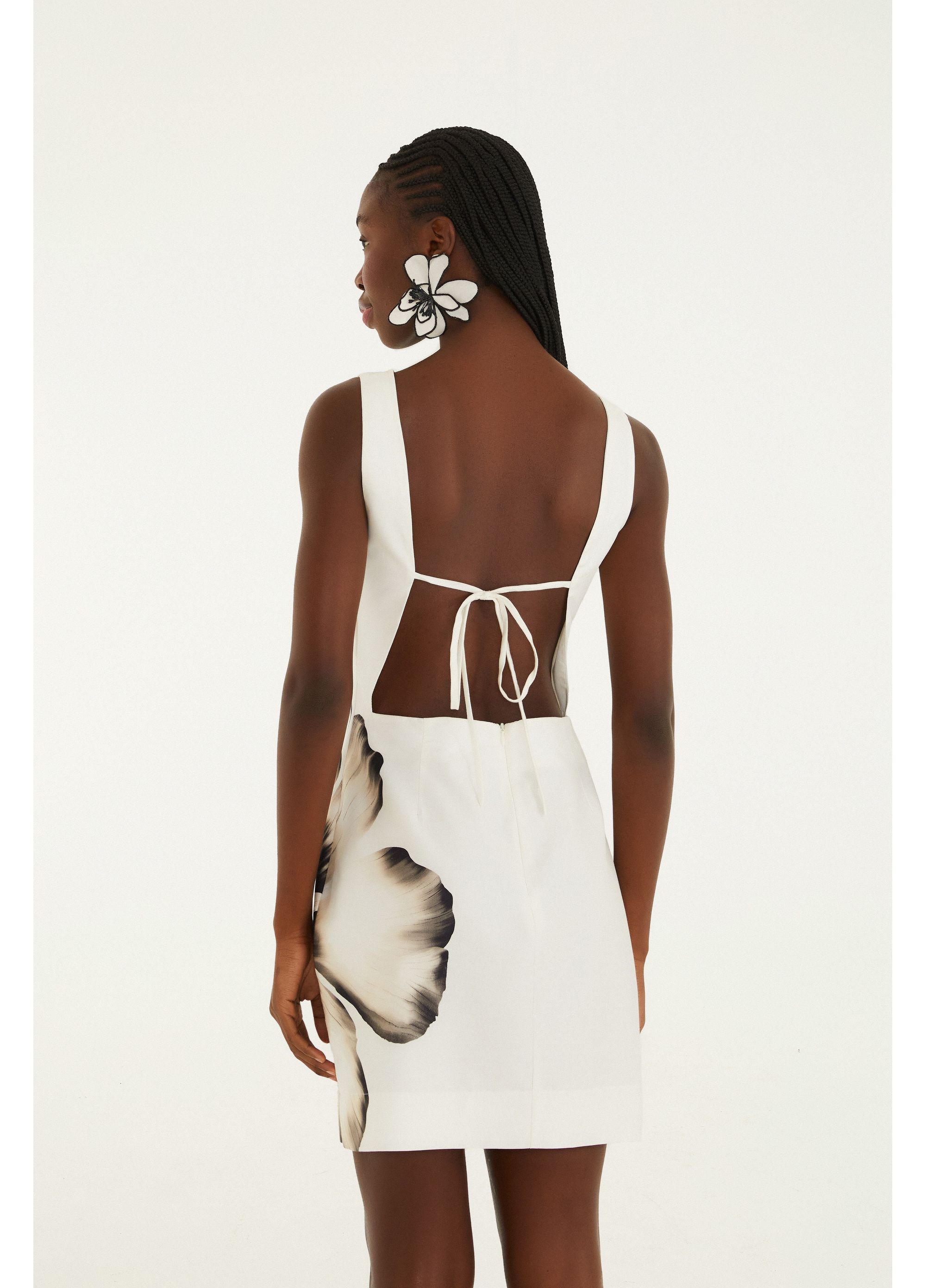 Vestido Curto Estampado Maya