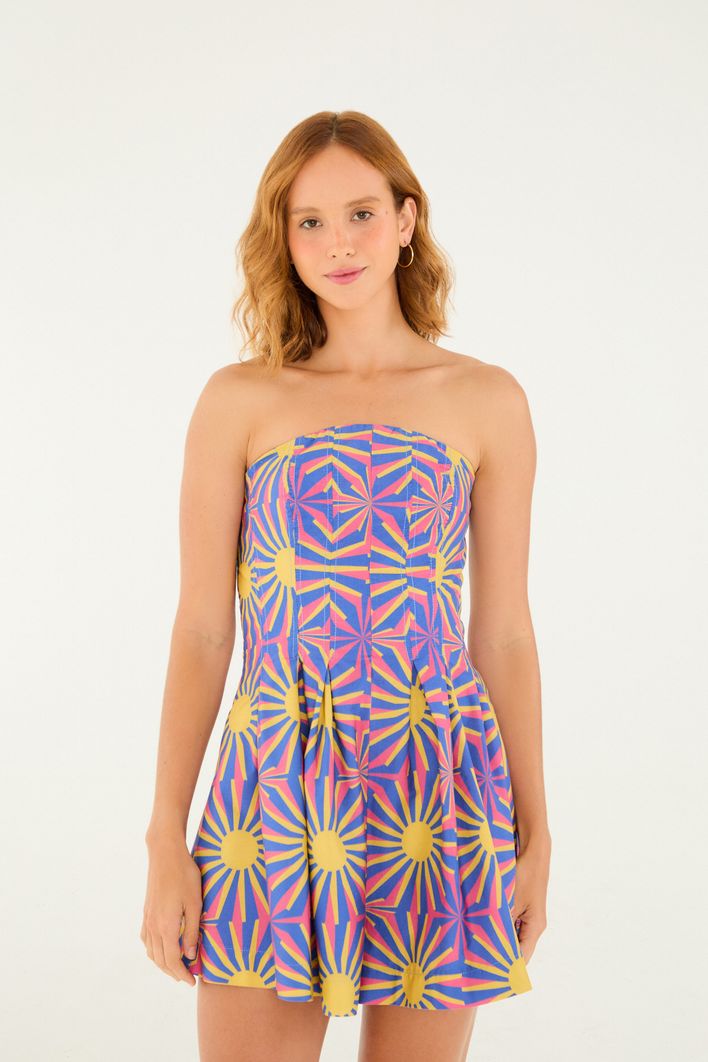 Macaquinho Estampado Sol Gráfico