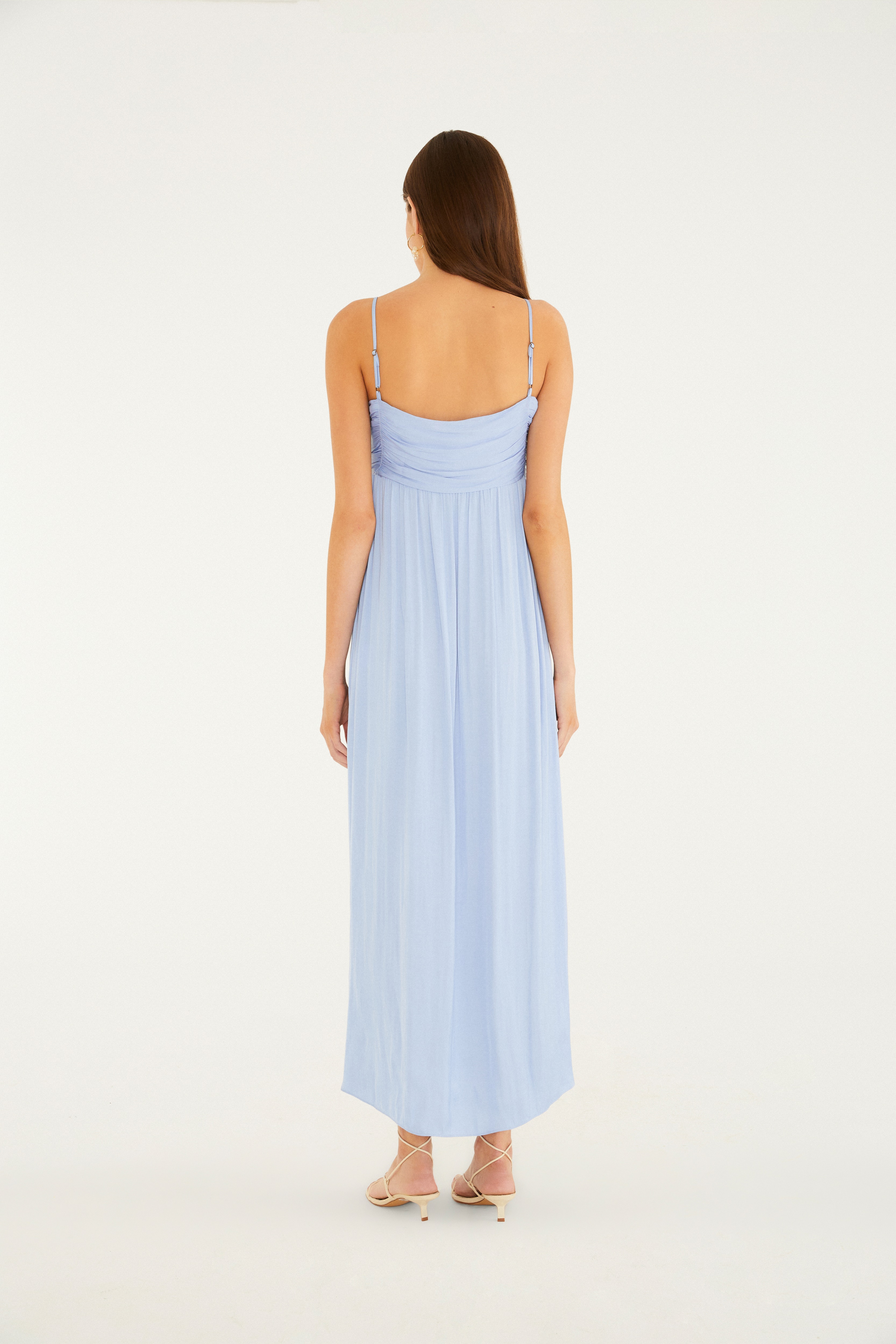 Vestido Cetim Amarração